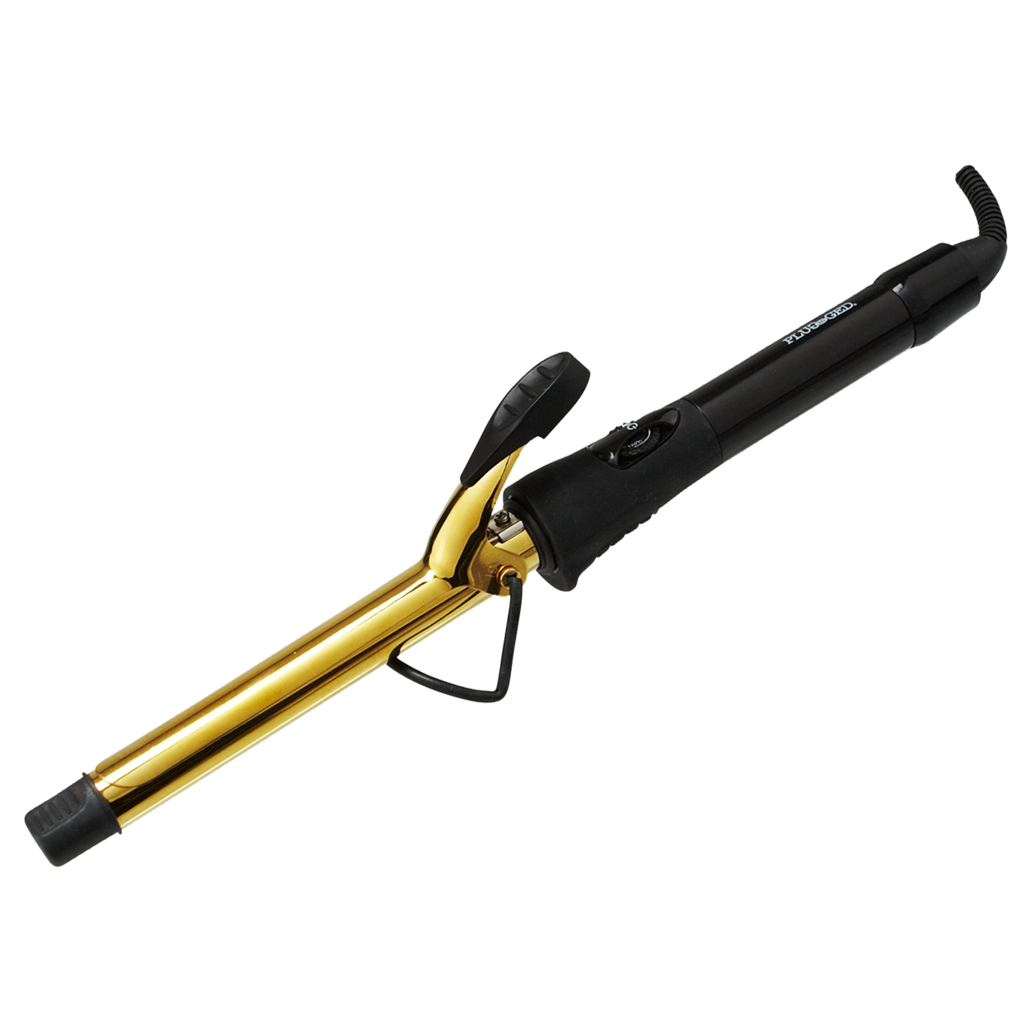 Plugged In Gold Series 3 4 Inch Spring Curling Iron plugged-in-gold-series-3-4-inch-spring-curling-iron