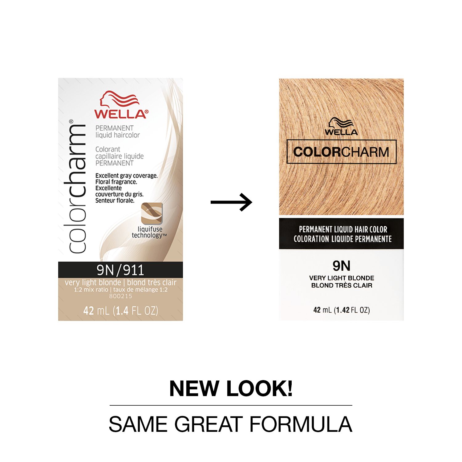 9N Very Light Blonde colorcharm Permanent Liquid Hair Color by Wella ...