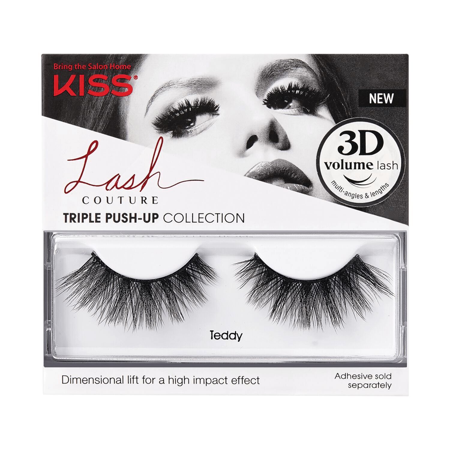 KISS Lash Couture Triple Push-Up Collection Fake Eyelashes - Teddy ...