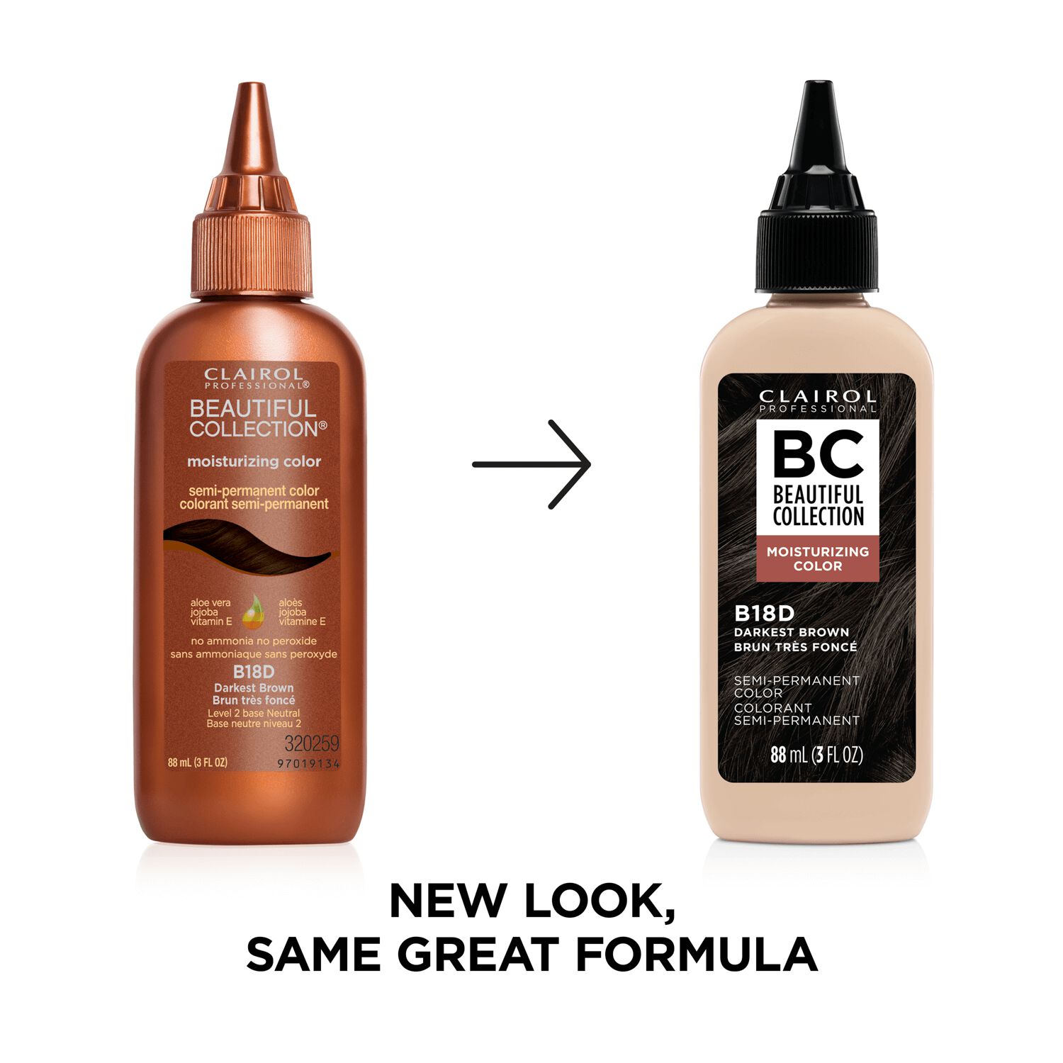 Darkest Brown - Beautiful Collection Semi Permanent Hair Color by ...