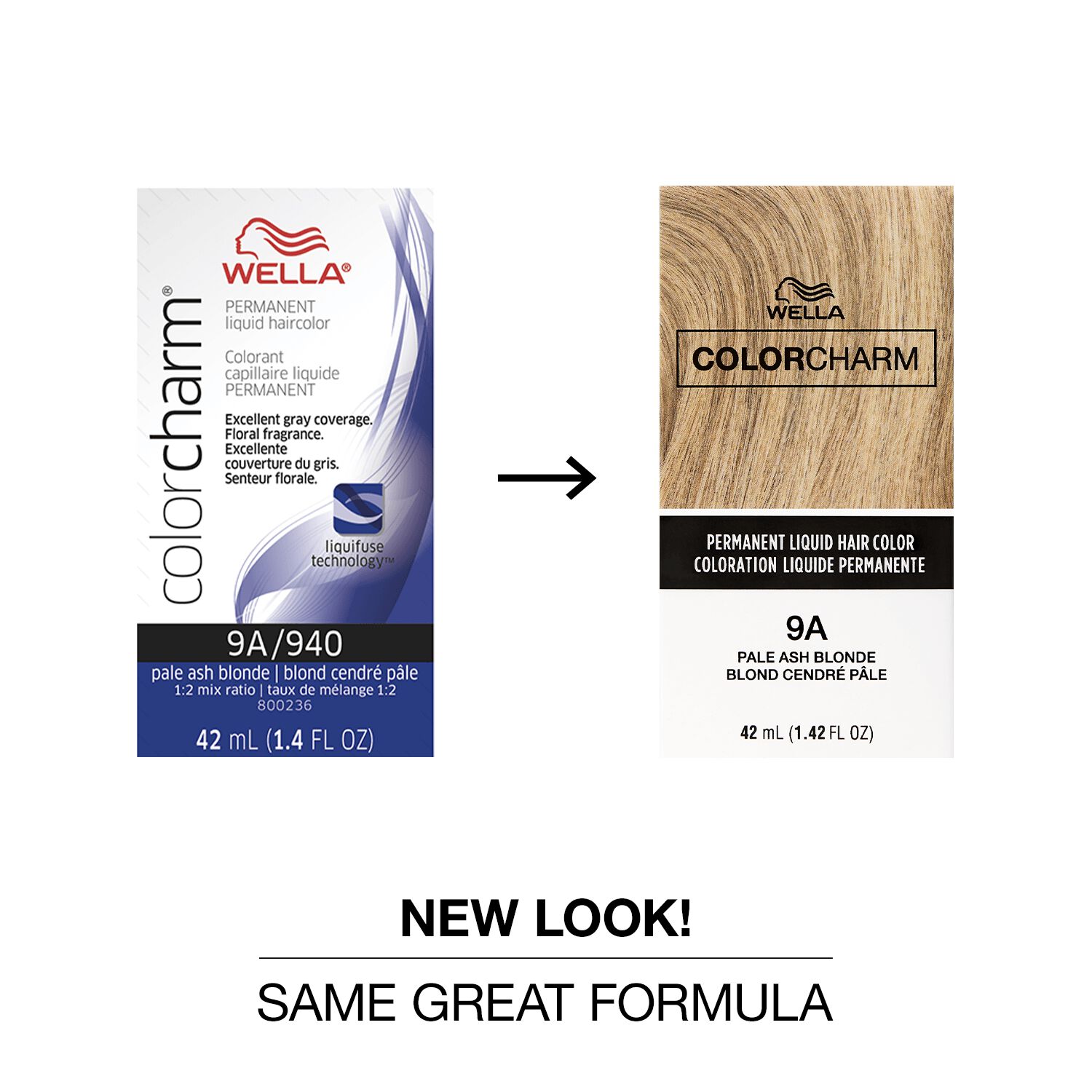 9A Pale Ash Blonde colorcharm Permanent Liquid Hair Color by Wella ...