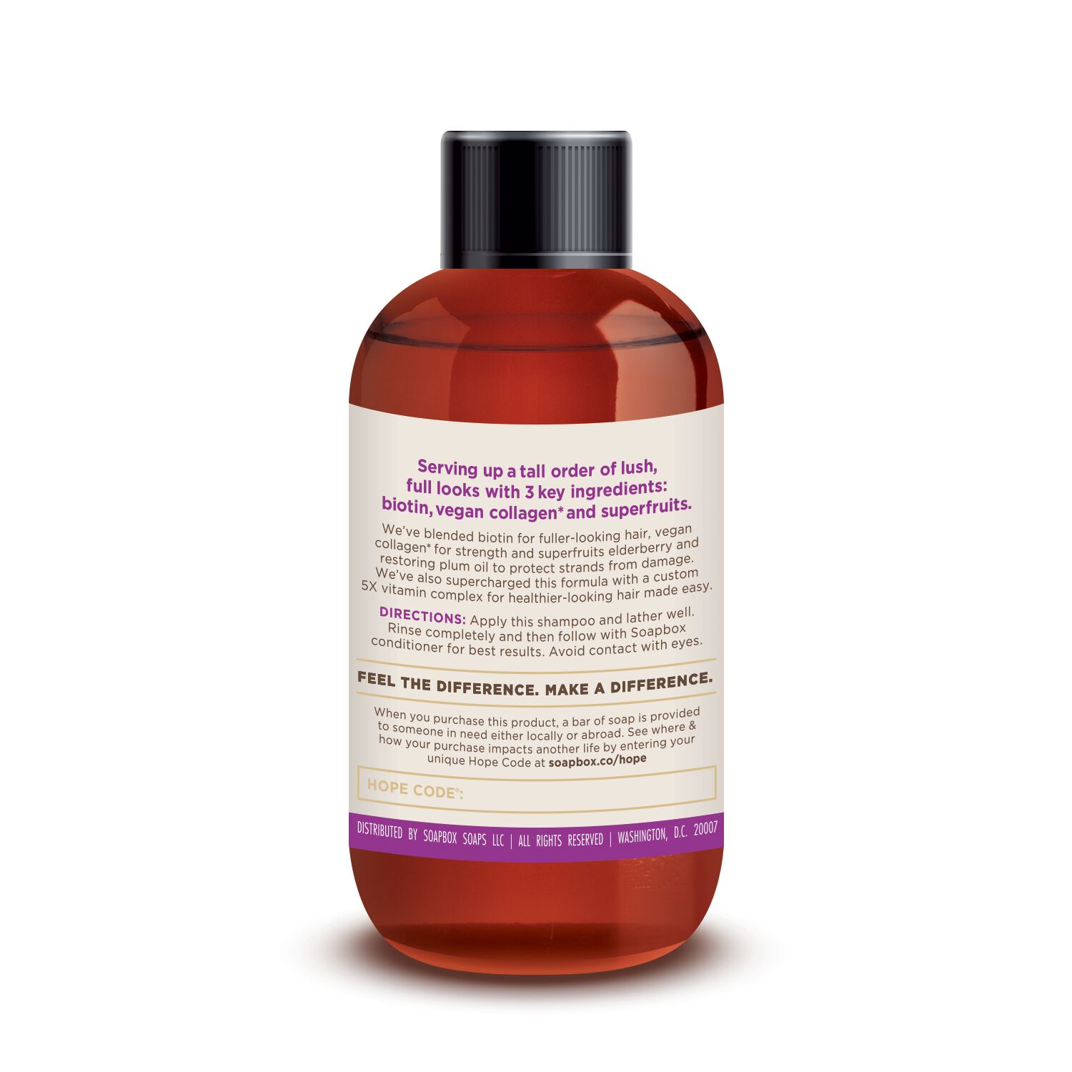 Biotin and Superfruit Restore & Volumize Shampoo 16oz by Soapbox ...