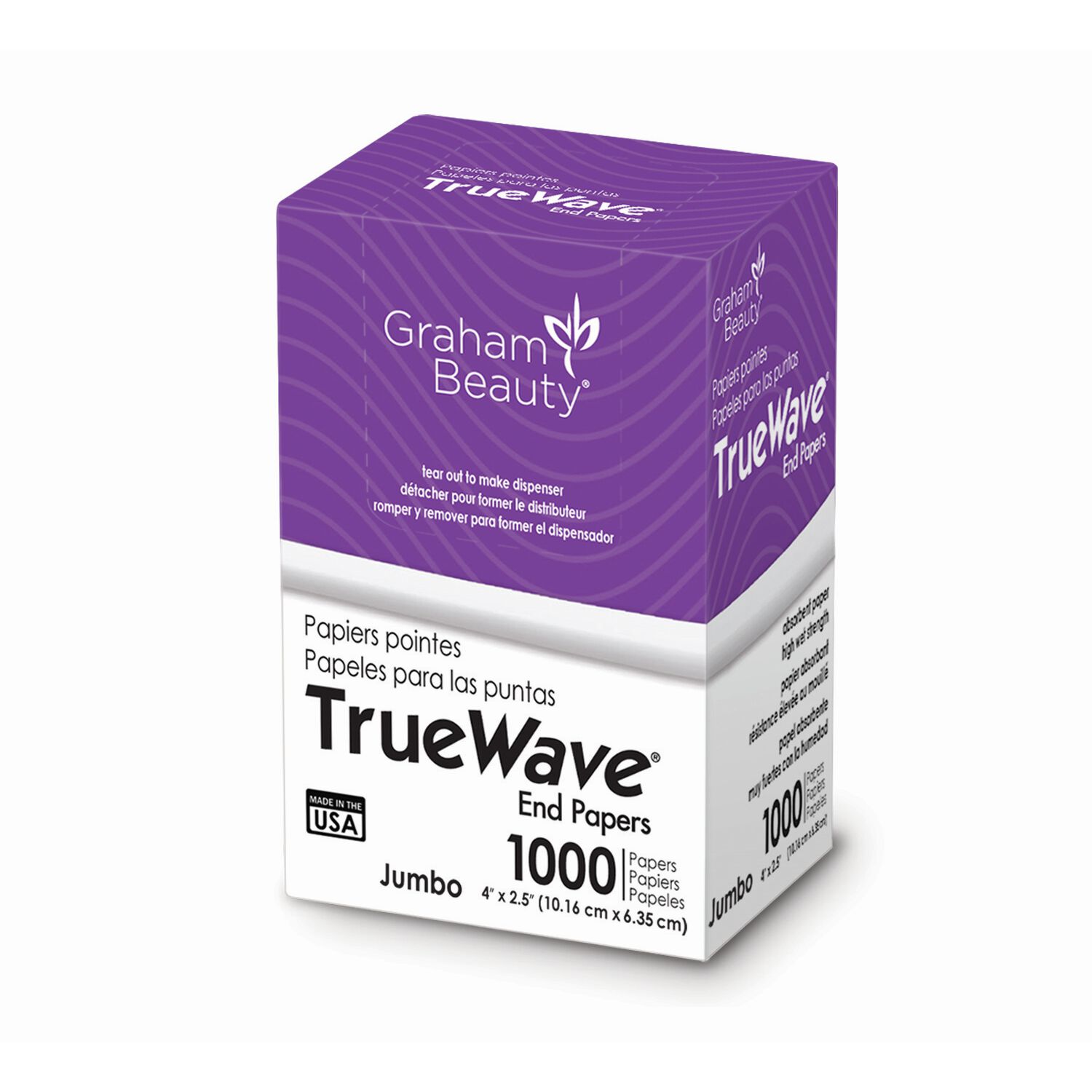 Graham Professional Beauty Truwave Jumbo End Paper | Perm Rods & Cotton ...