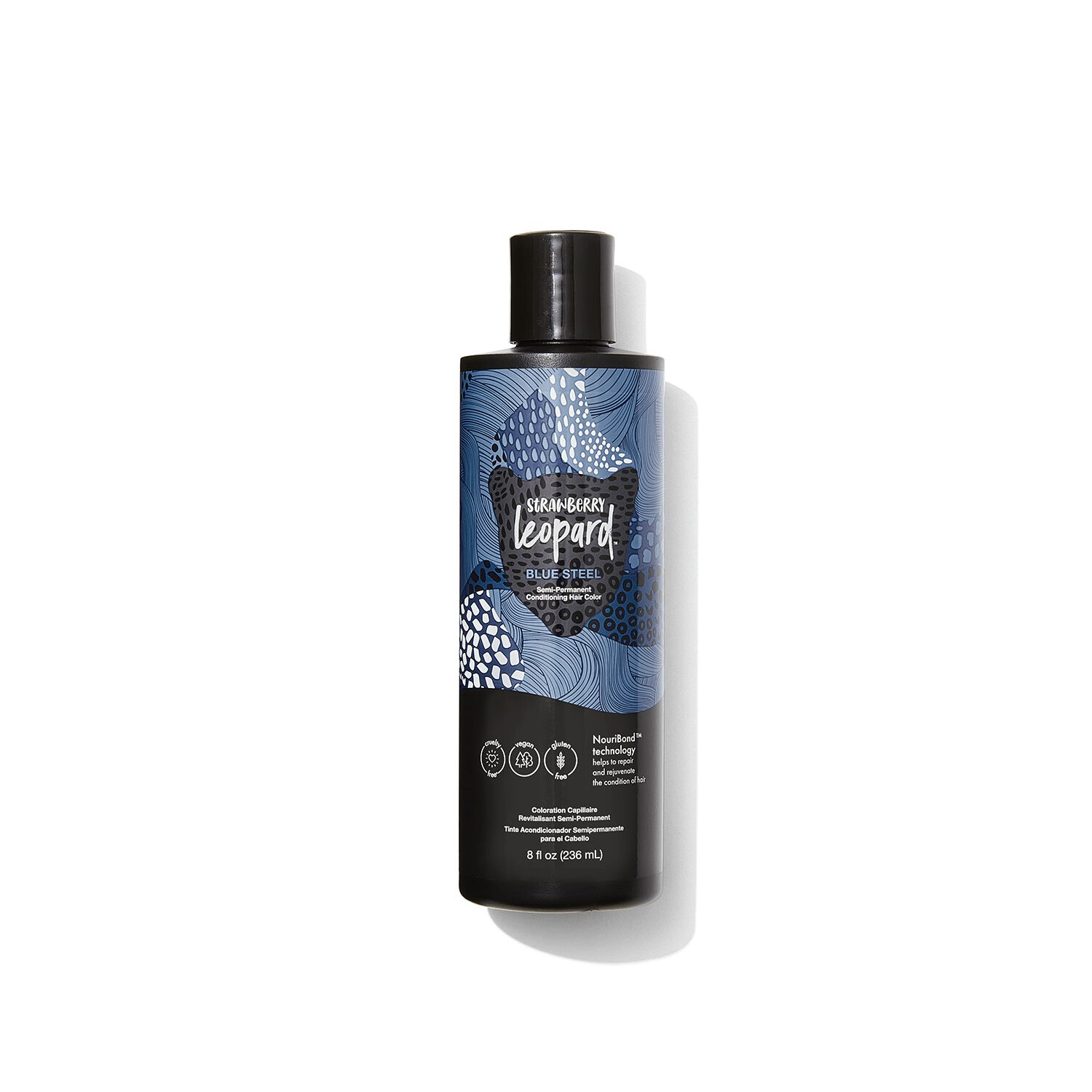 Strawberry Leopard Blue Steel Semi Permanent Conditioning Hair Color ...