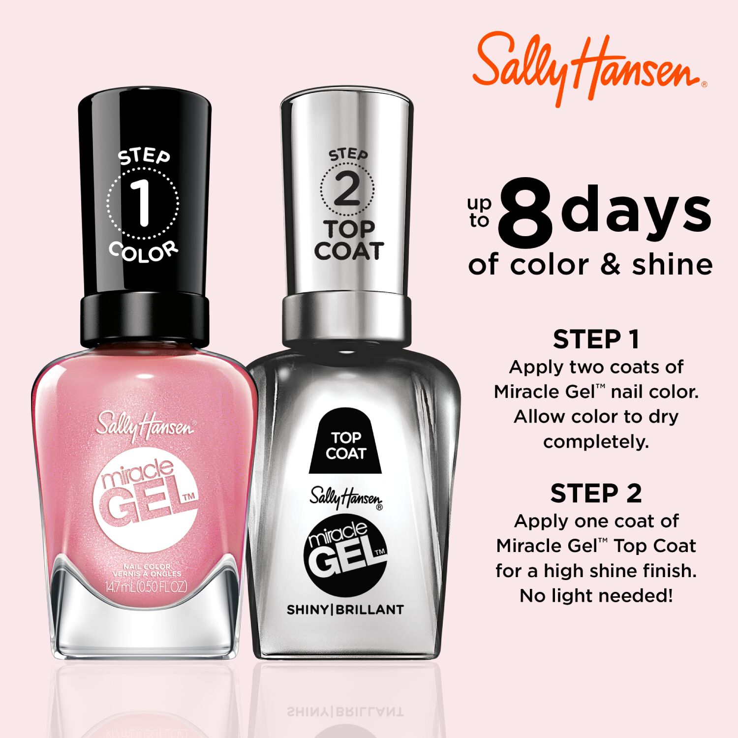 Shell Yeah Sally Hansen Miracle Gel Nail Polish | Nail Lacquer | Sally ...