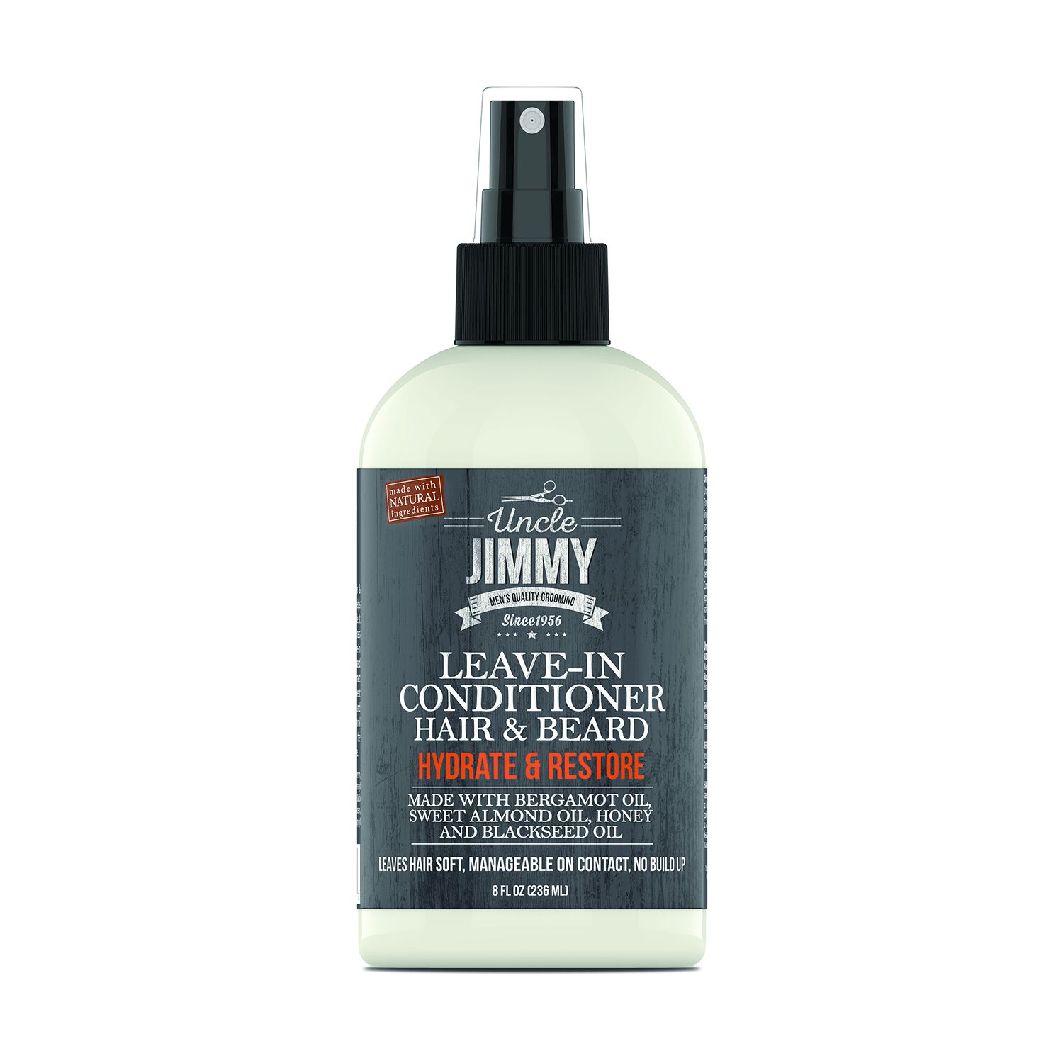 Uncle Jimmy Hair & Beard Leave-in Conditioner Hydrate & Restore | Sally ...