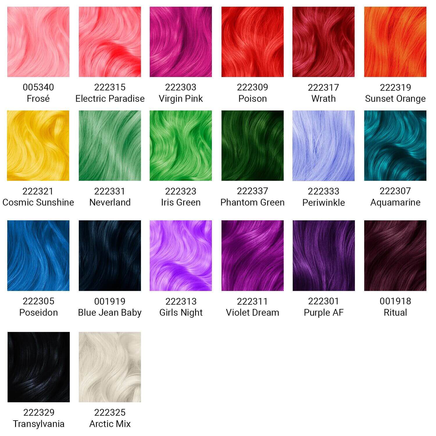 Arctic Fox Semi-Permanent Hair Colors | Semi Permanent Hair Color ...