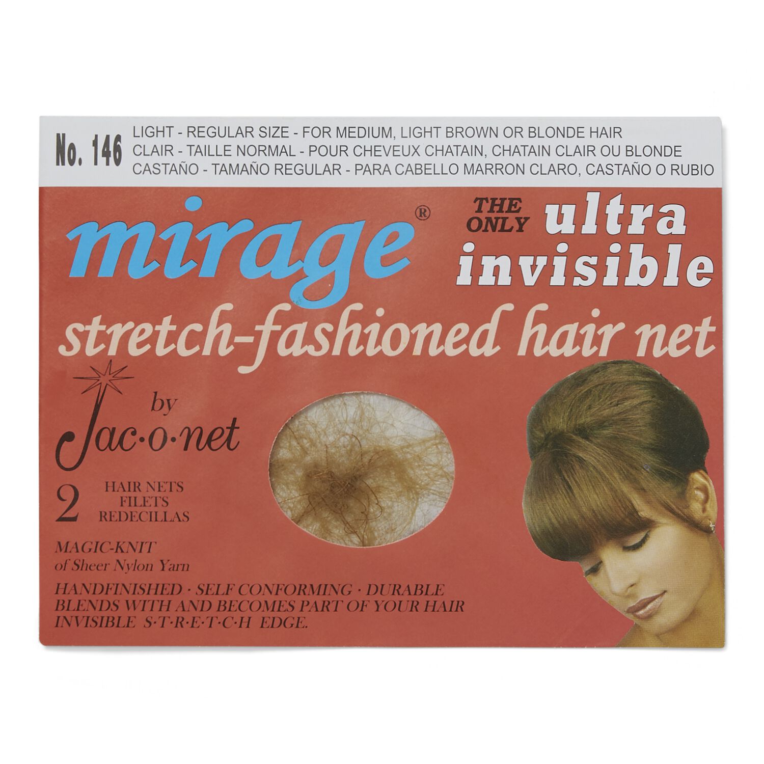 Mirage Ultra Invisible Light Hair Net #146 | Sally Beauty