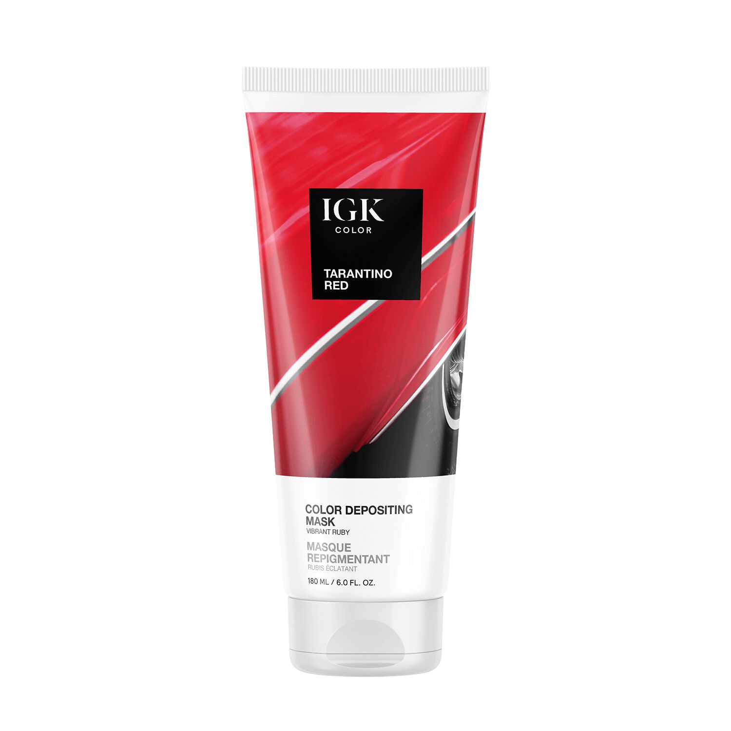 IGK Tarantino Red Color Depositing Mask | Semi-Permanent Hair Color ...