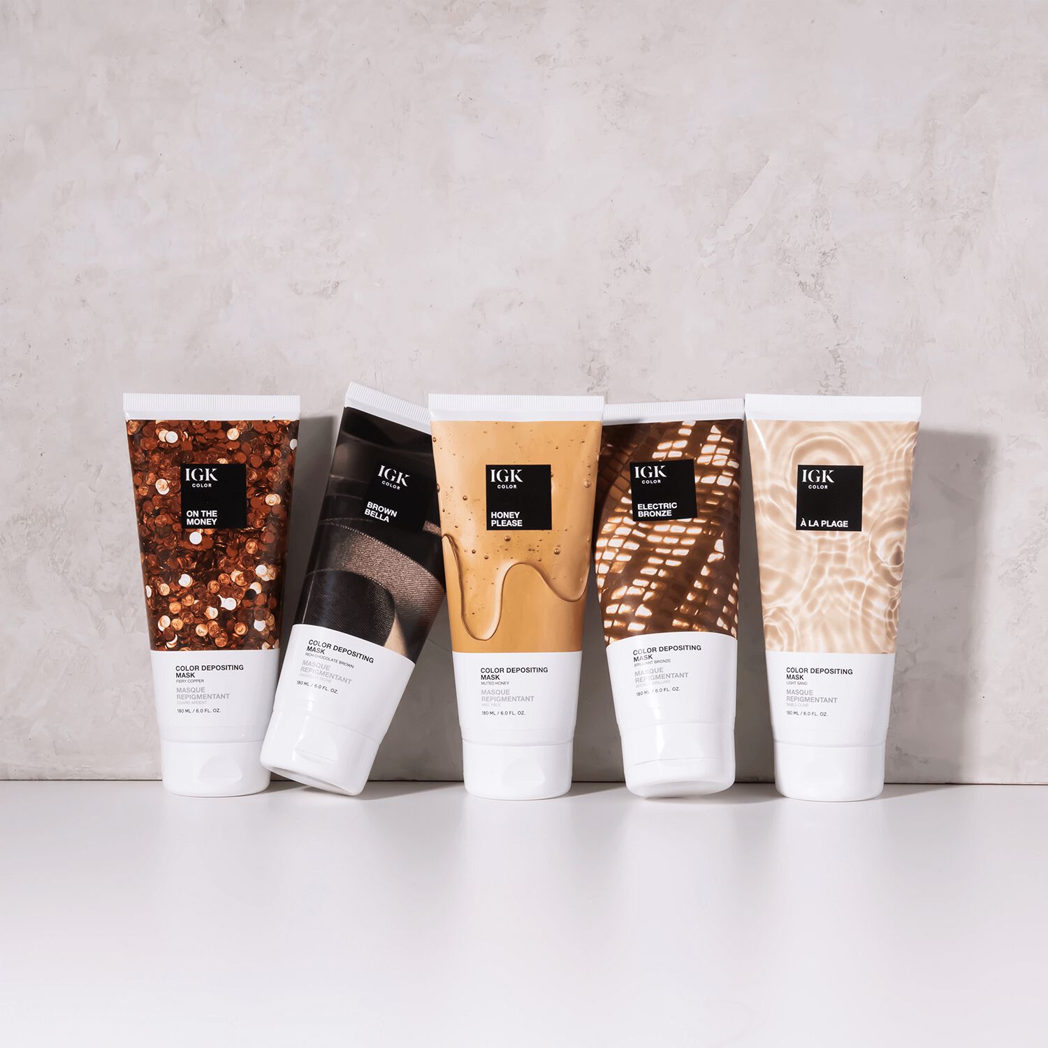 IGK Electric Bronze Color Depositing Mask | Semi-Permanent Hair Color ...