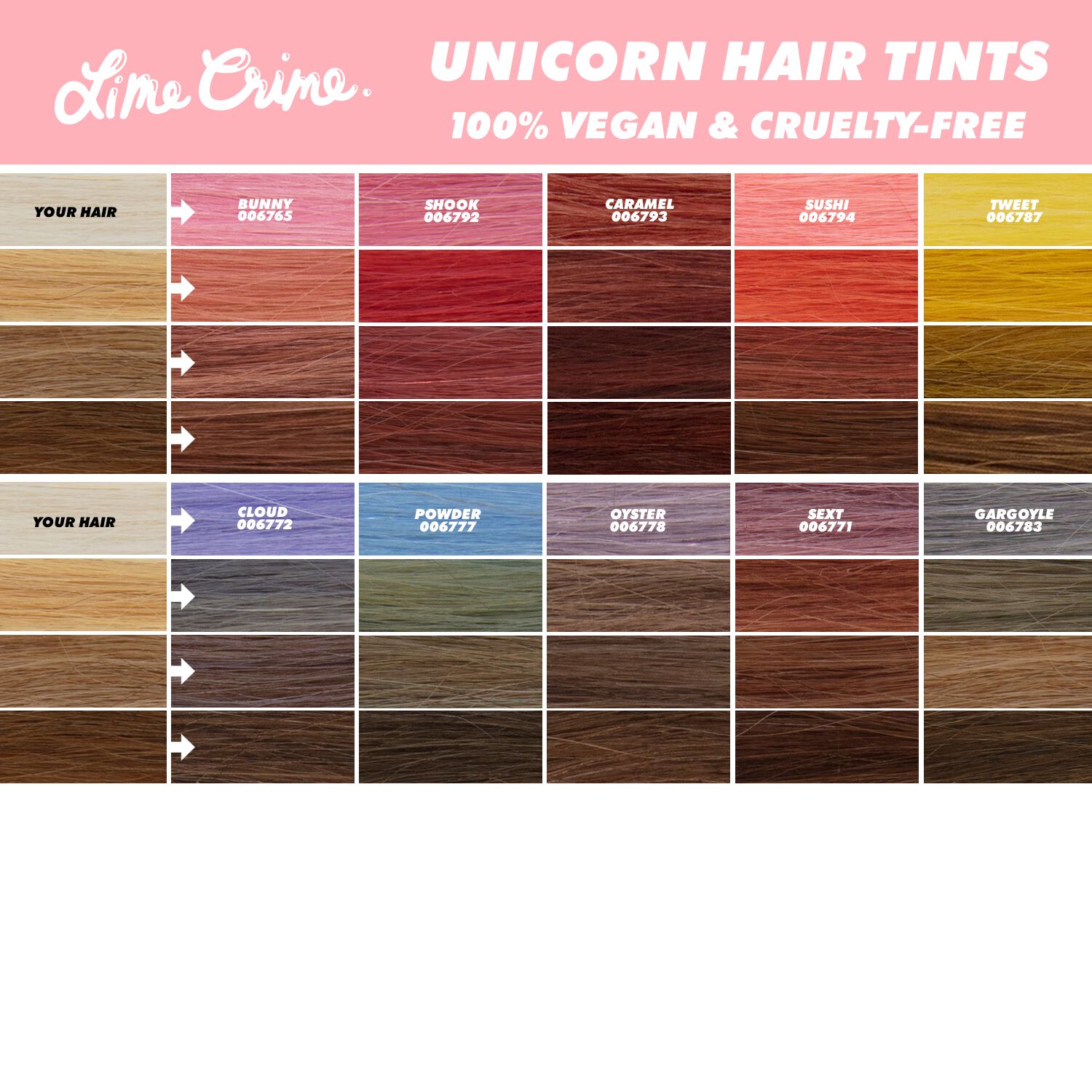 Unicorn Hair Semi-Permanent Tint Hair Color | Sally Beauty