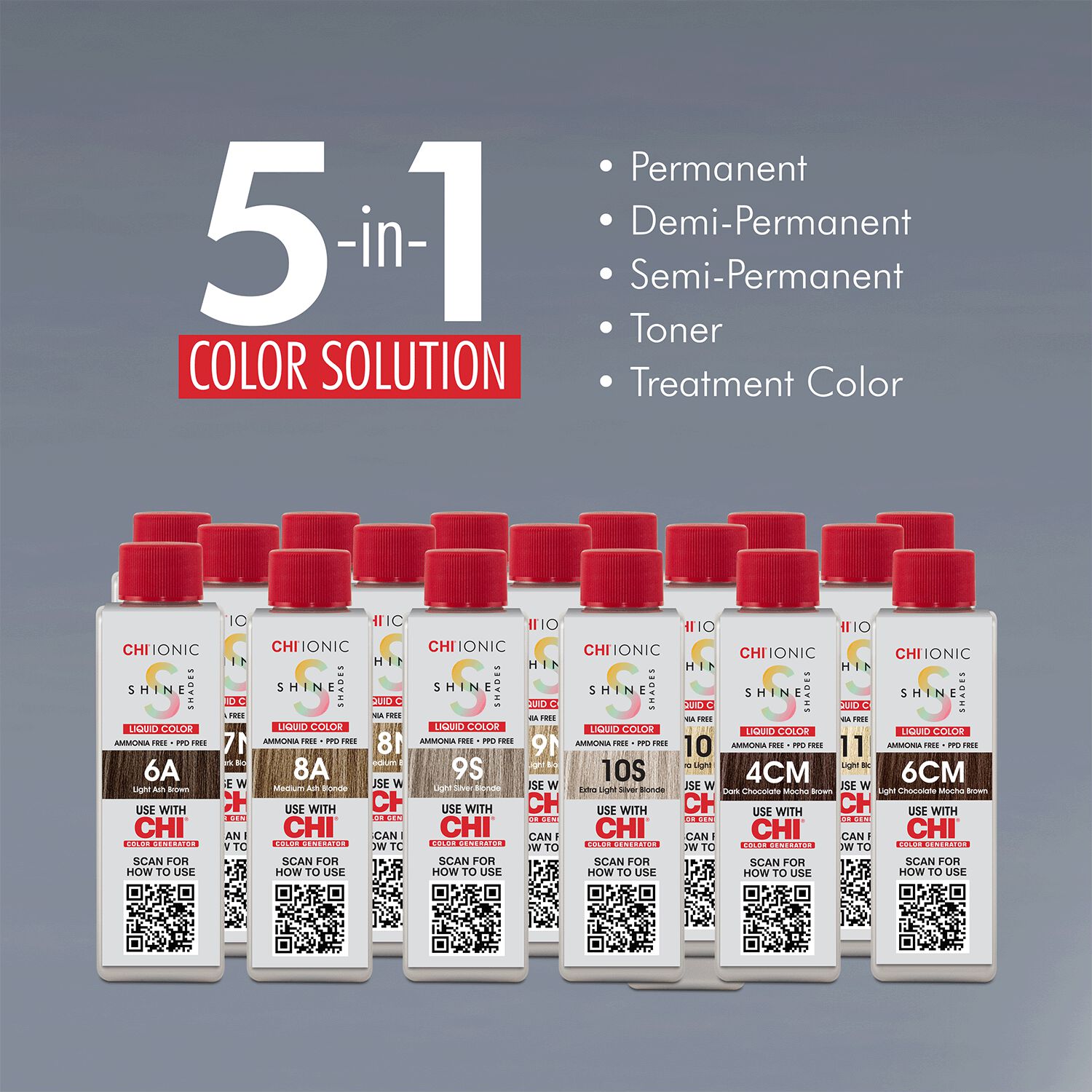 CHI Ionic Shine Shades | Permanent Hair Color | Sally Beauty