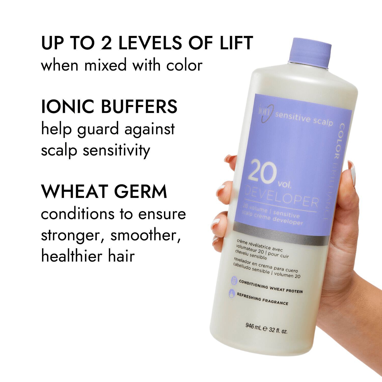 ion Sensitive Scalp 20 Volume Creme Developer 32 oz | Color Developers