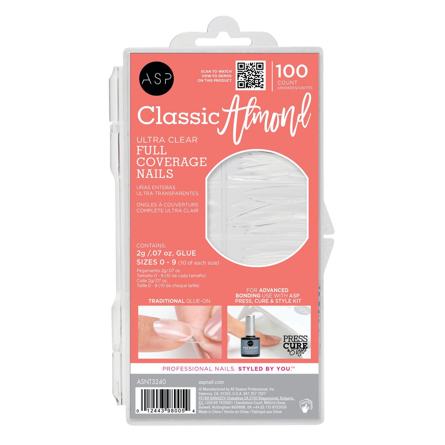 ASP Almond Full Coverage Tips | Nail Tips | Sally Beauty