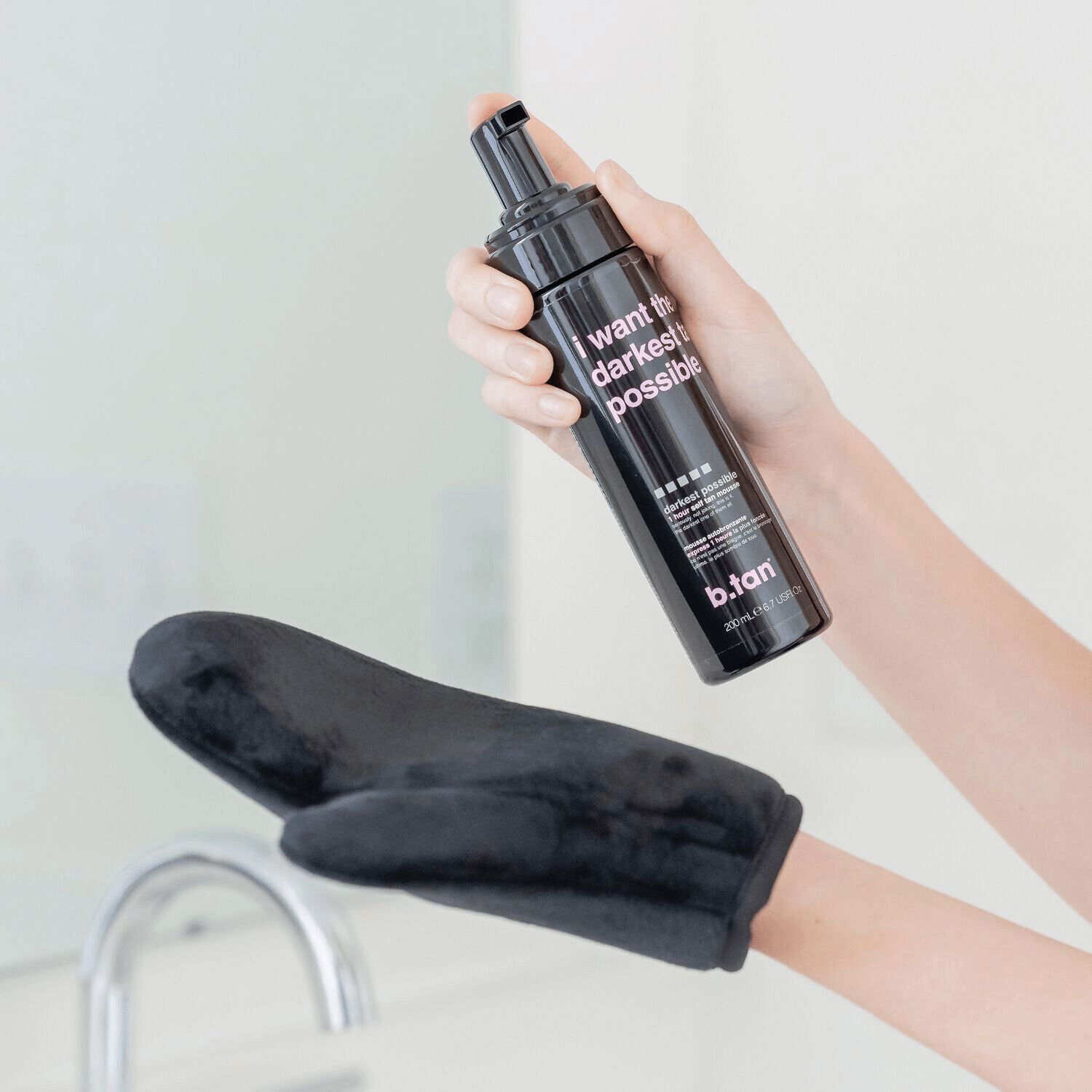 b.tan I Want The Darkest Tan Possible Self Tan Mousse | Sally Beauty