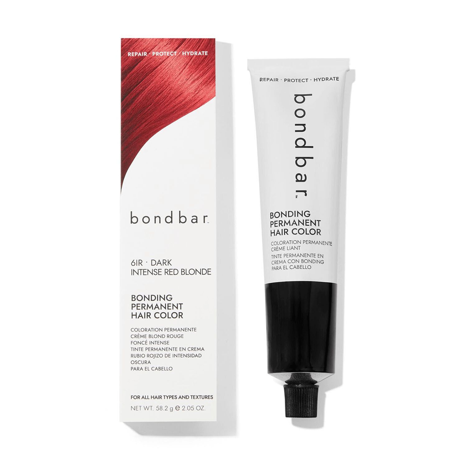 bondbar 6IR Dark Intense Red Blonde Bonding Permanent Crème Hair Color ...