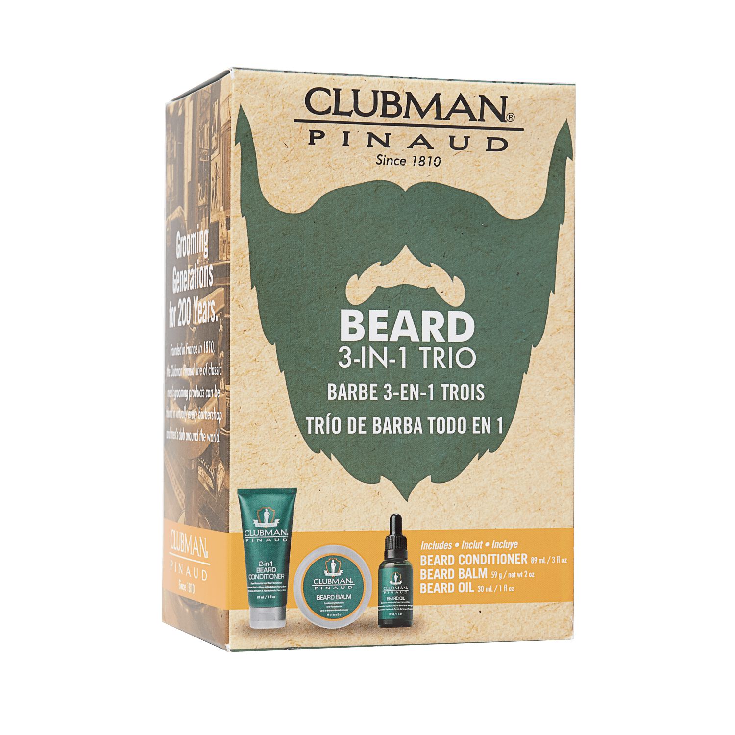 Clubman Beard 3-in-1 Trio Kit