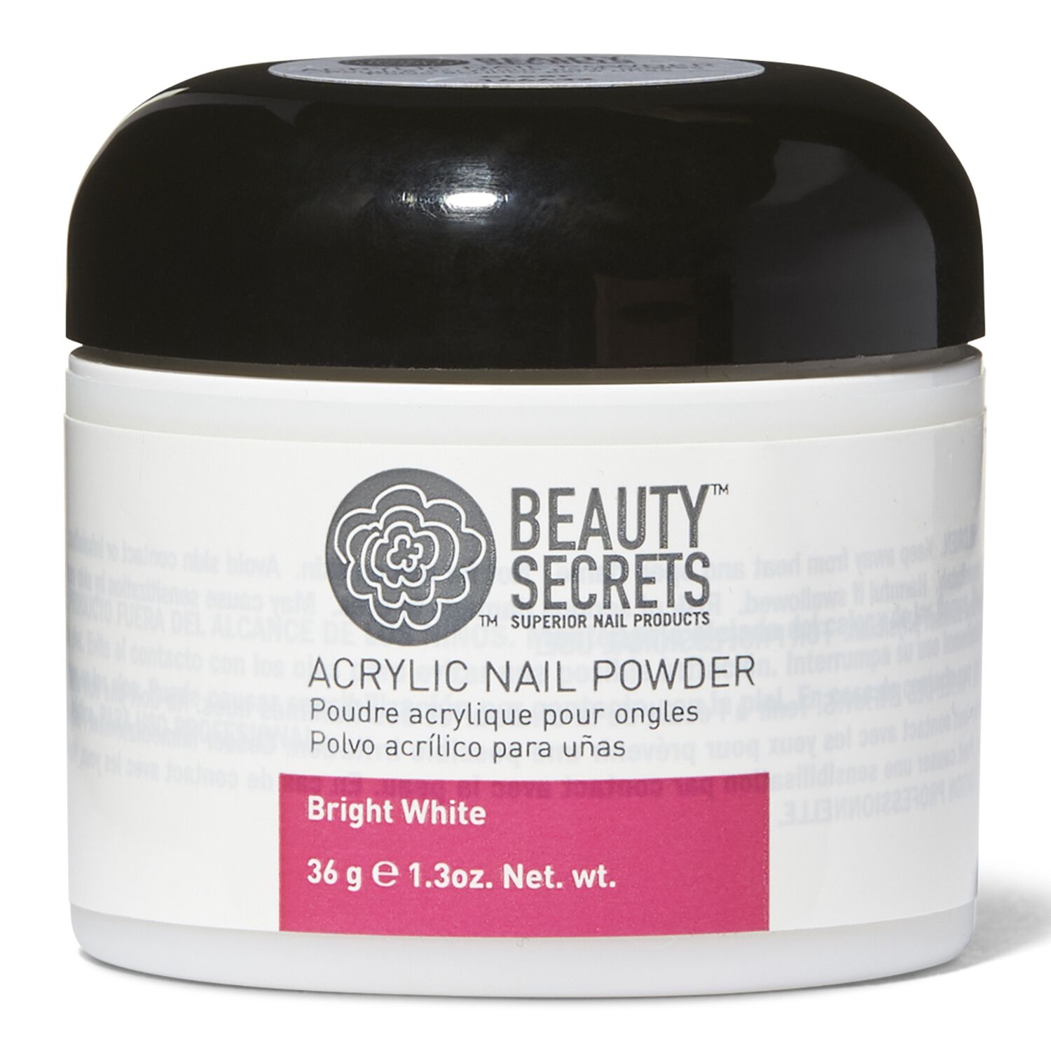 Beauty Secrets Bright White Acrylic Nail Powder | Acrylic Powders