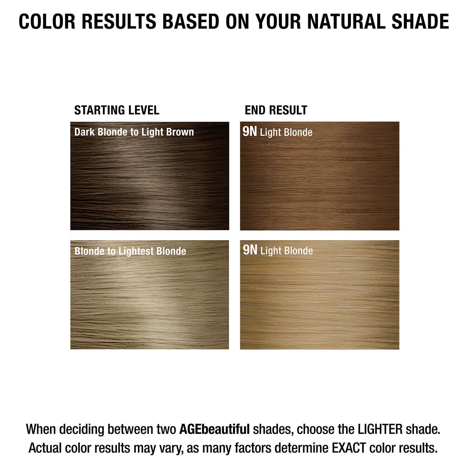 9N Light Blonde Permanent Liqui-Creme Hair Color by AGEbeautiful ...