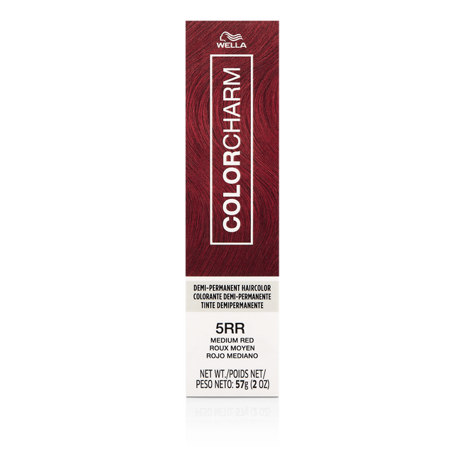 Wella 5RR Medium Red Demi Permanent Cream Hair Color | Color Charm ...