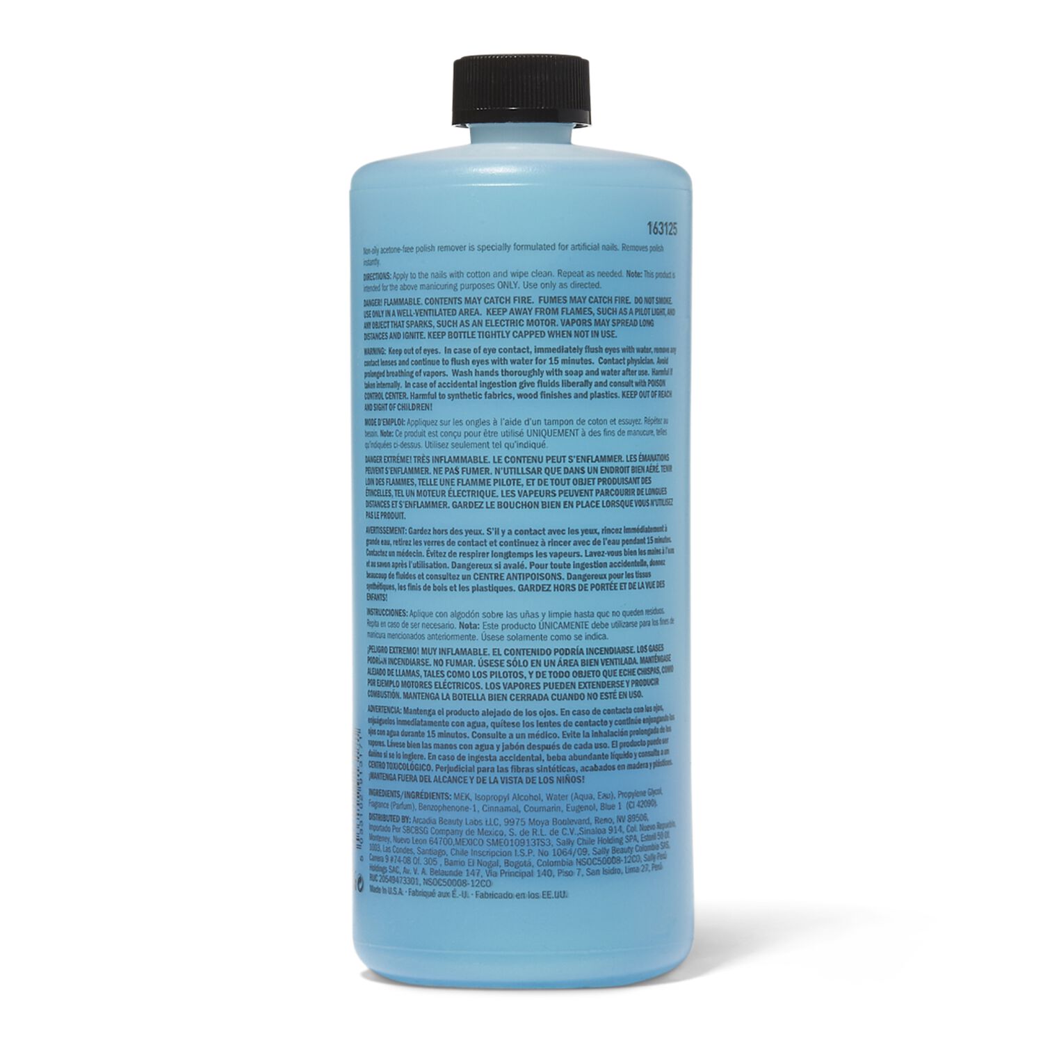 Beauty Secrets Non Acetone Nail Polish Remover 32 oz