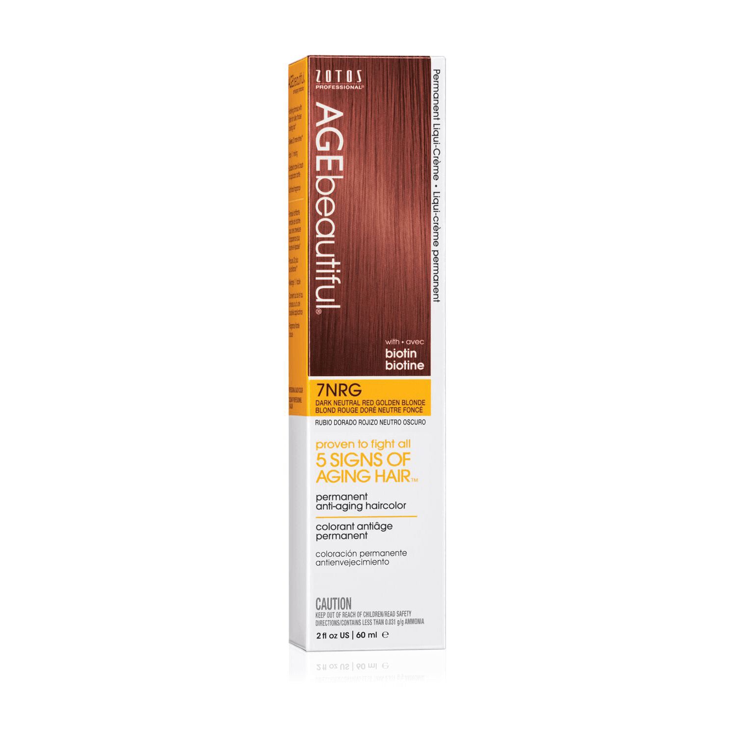 7NRG Dark Neutral Red Golden Blonde Permanent Liqui-Crème Hair Color by ...