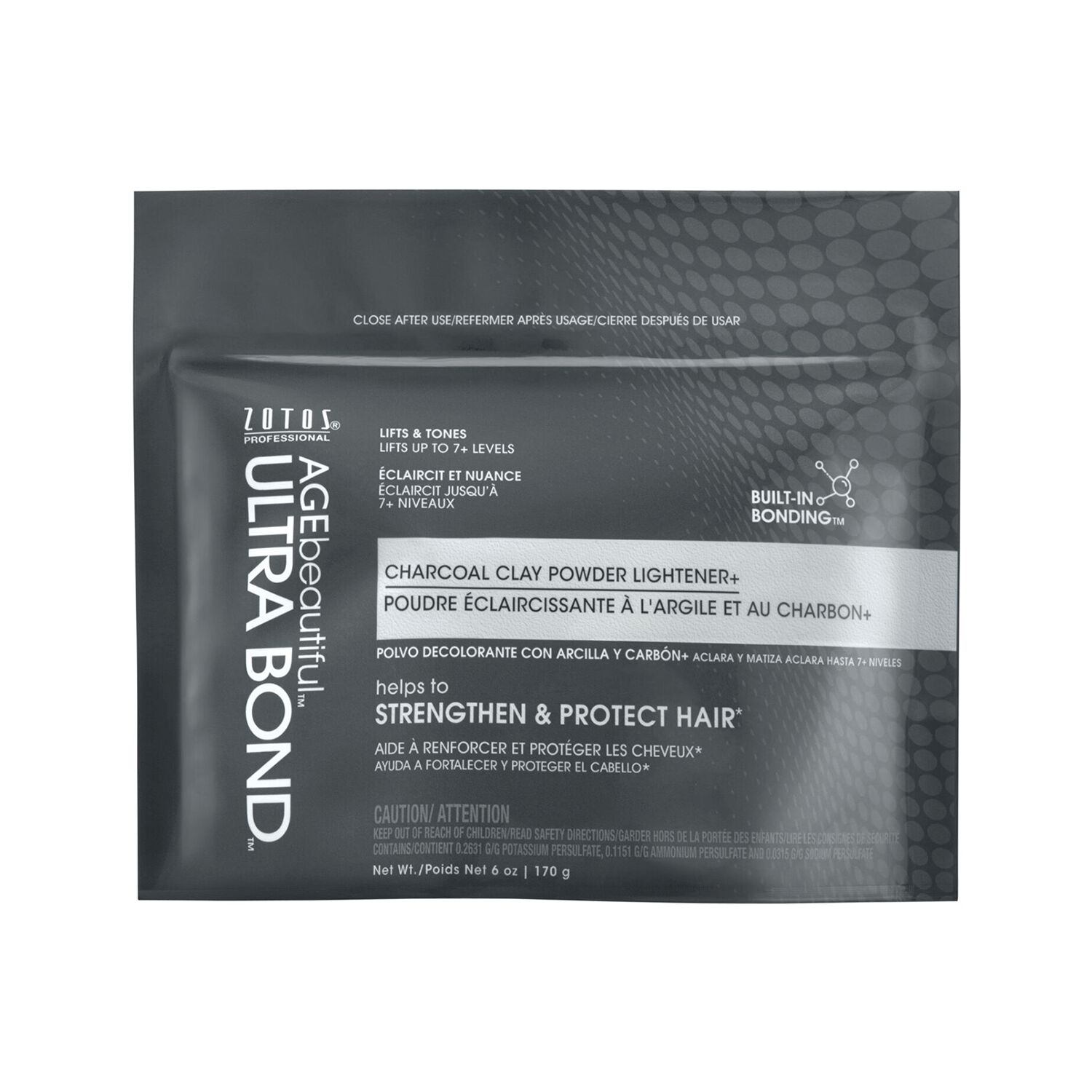 AGEbeautiful Ultra Bond Charcoal Clay Powder Lightener 1 oz | Sally Beauty