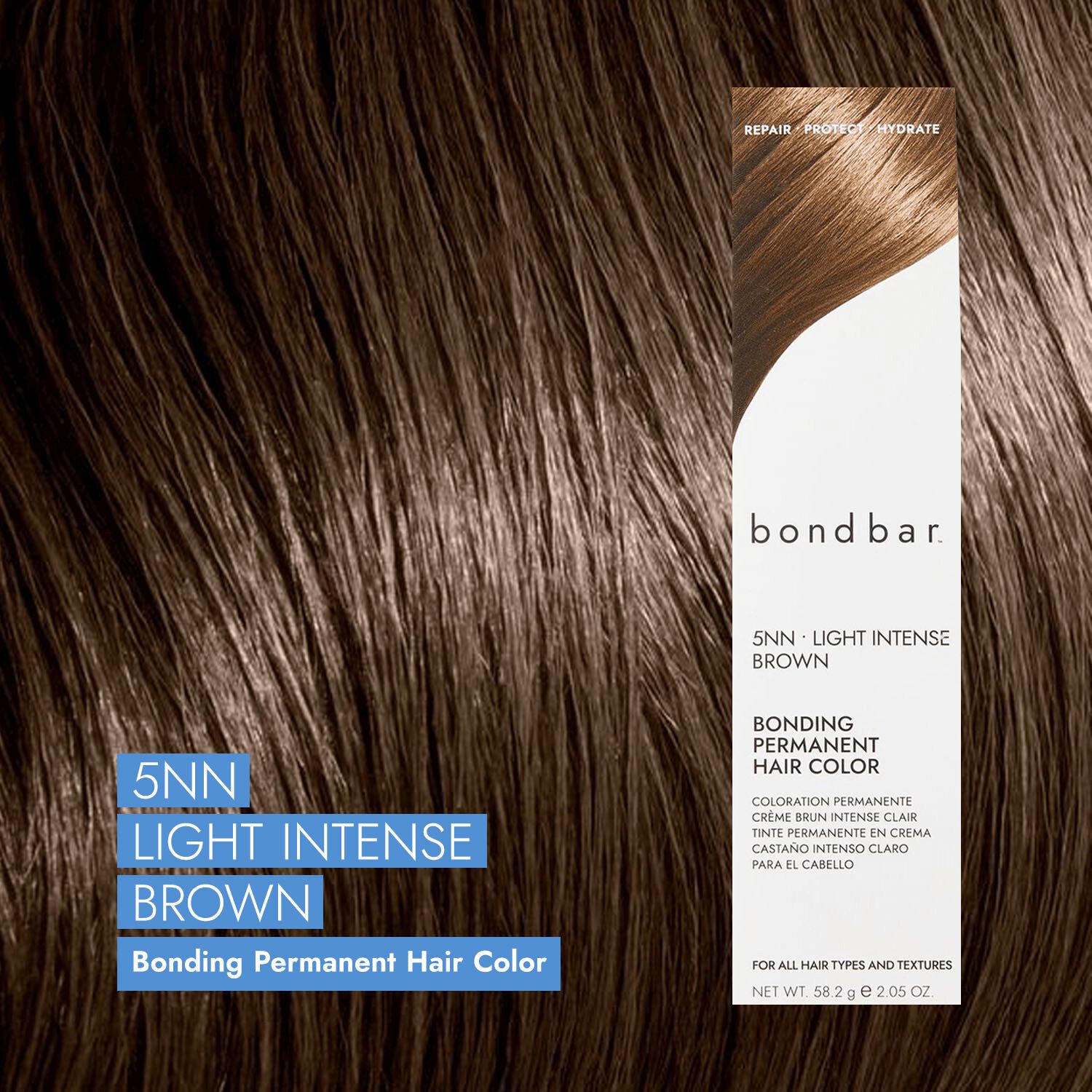 bondbar 5NN Light Intense Brown Bonding Permanent Crème Hair Color ...