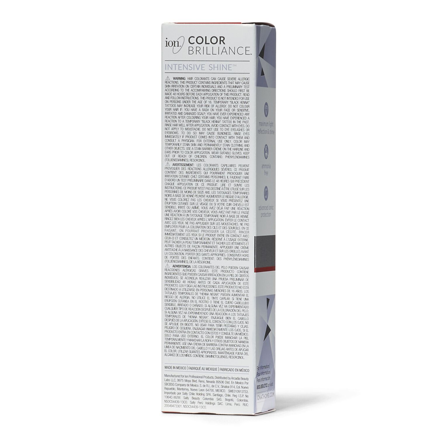 Burgundy Brown - Ion Color Brilliance Demi-Permanent Creme Hair Color ...