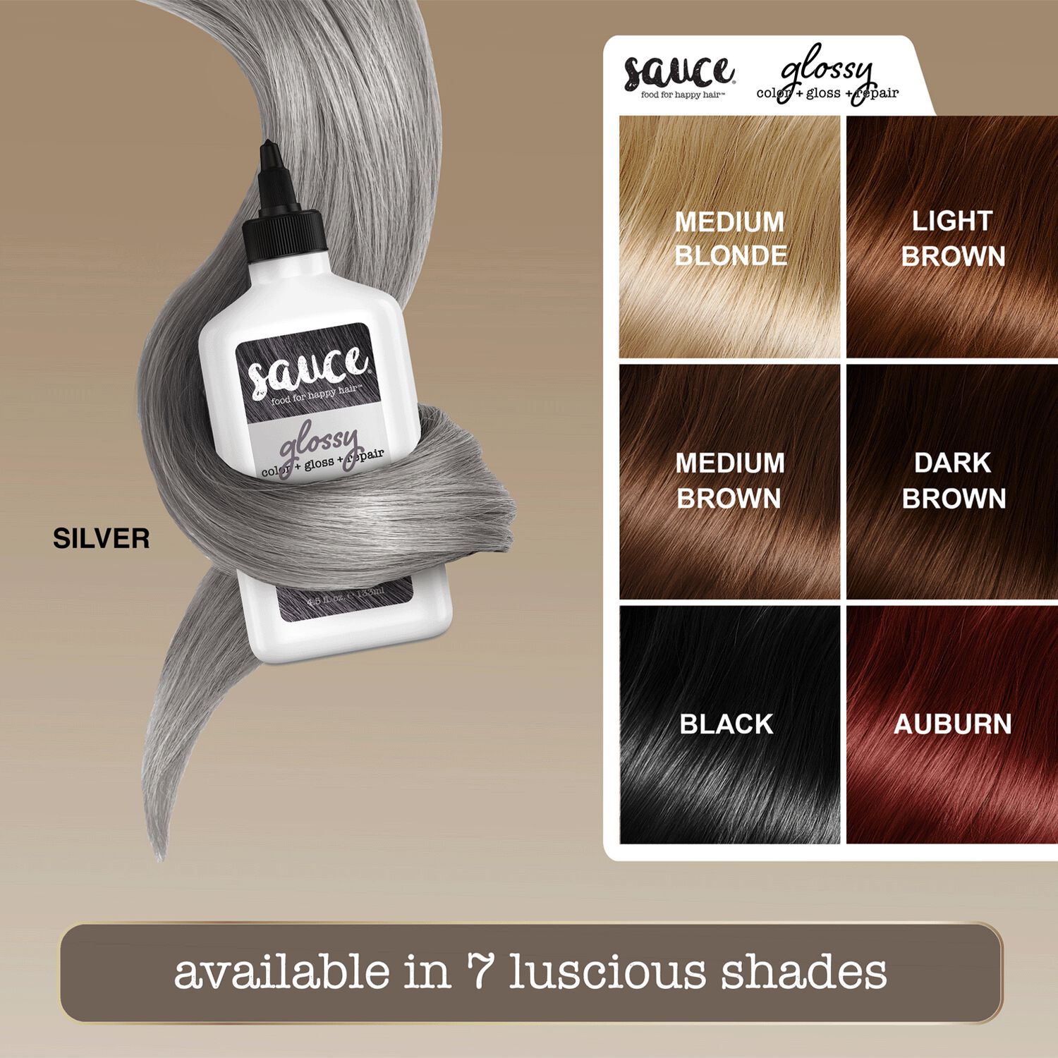Silver Glossy Color & Gloss & Repair Semi Permanent Hair Gloss | Hair ...
