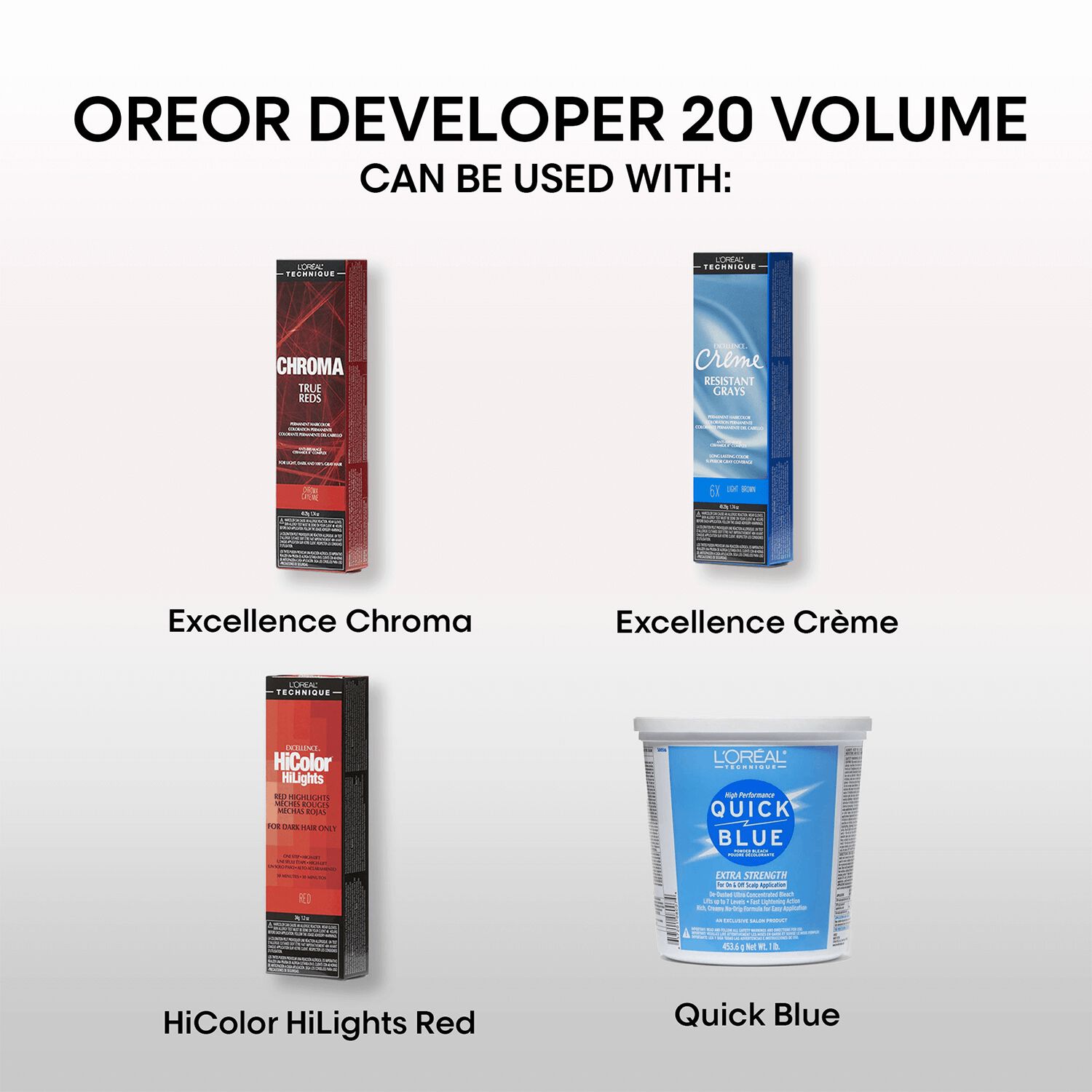 L'Oreal 16 oz Oreor 40 Volume Creme Developer | Color Developers