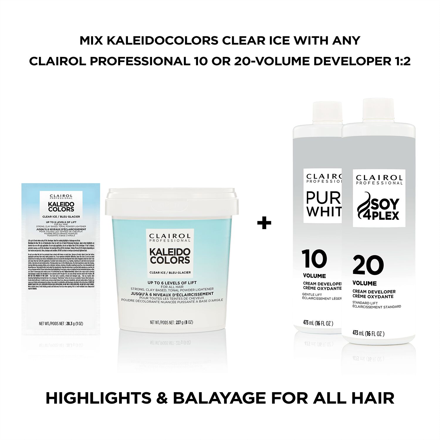 Kaleidocolors Clear Ice Powder Lightener Packette by Clairol ...
