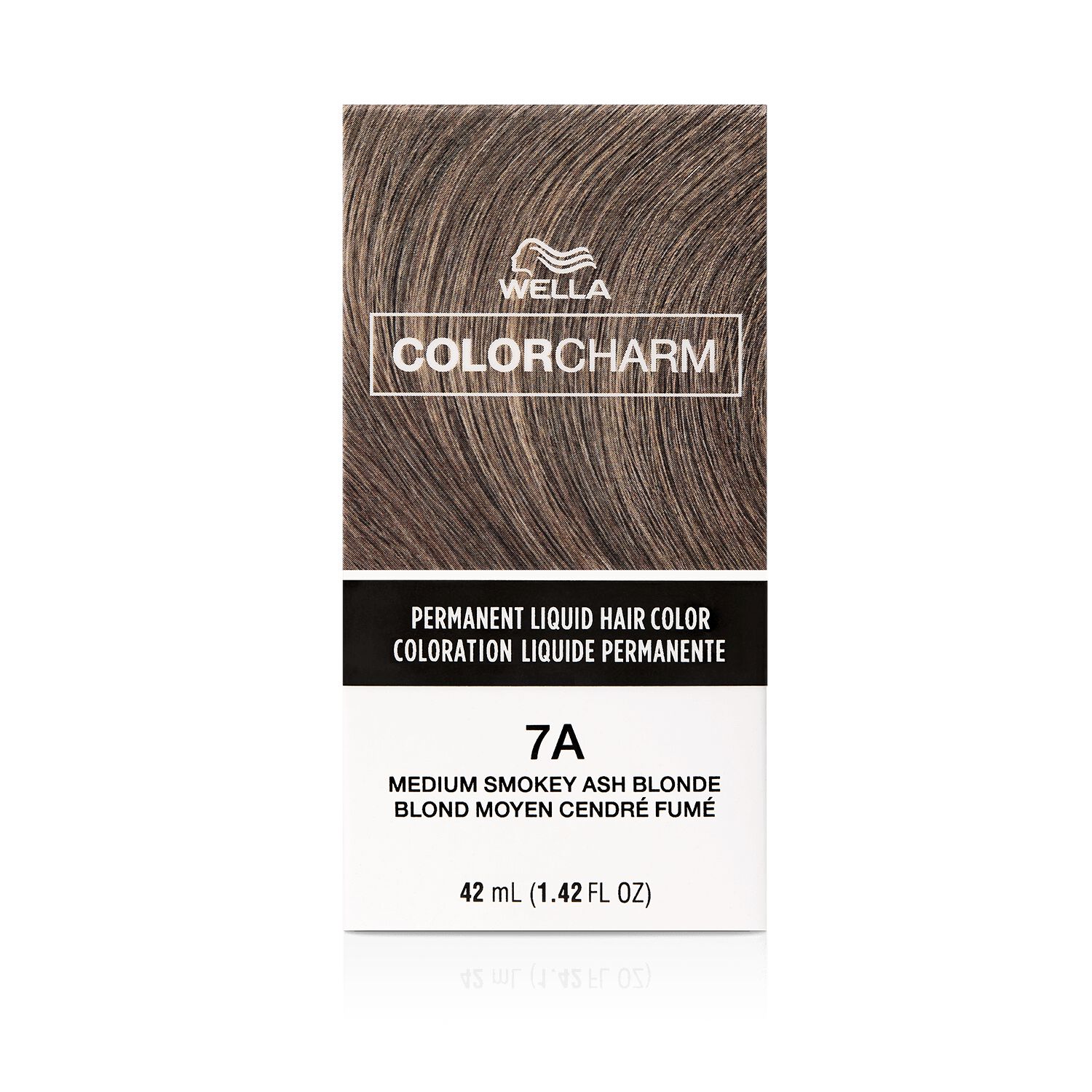 7A Medium Smokey Ash Blonde colorcharm Permanent Liquid Hair Color by ...