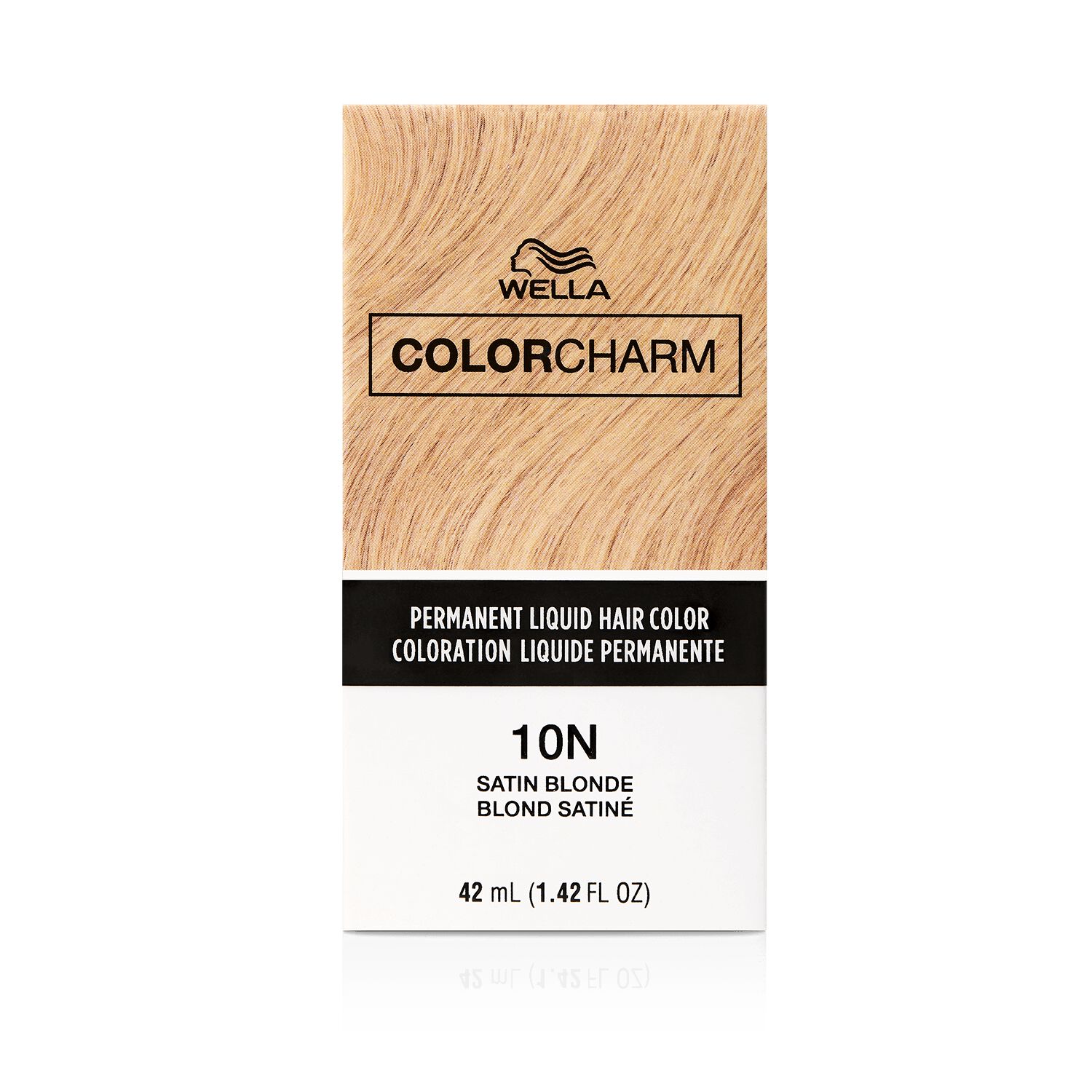 10N Satin Blonde colorcharm Permanent Liquid Hair Color by Wella | Hair ...