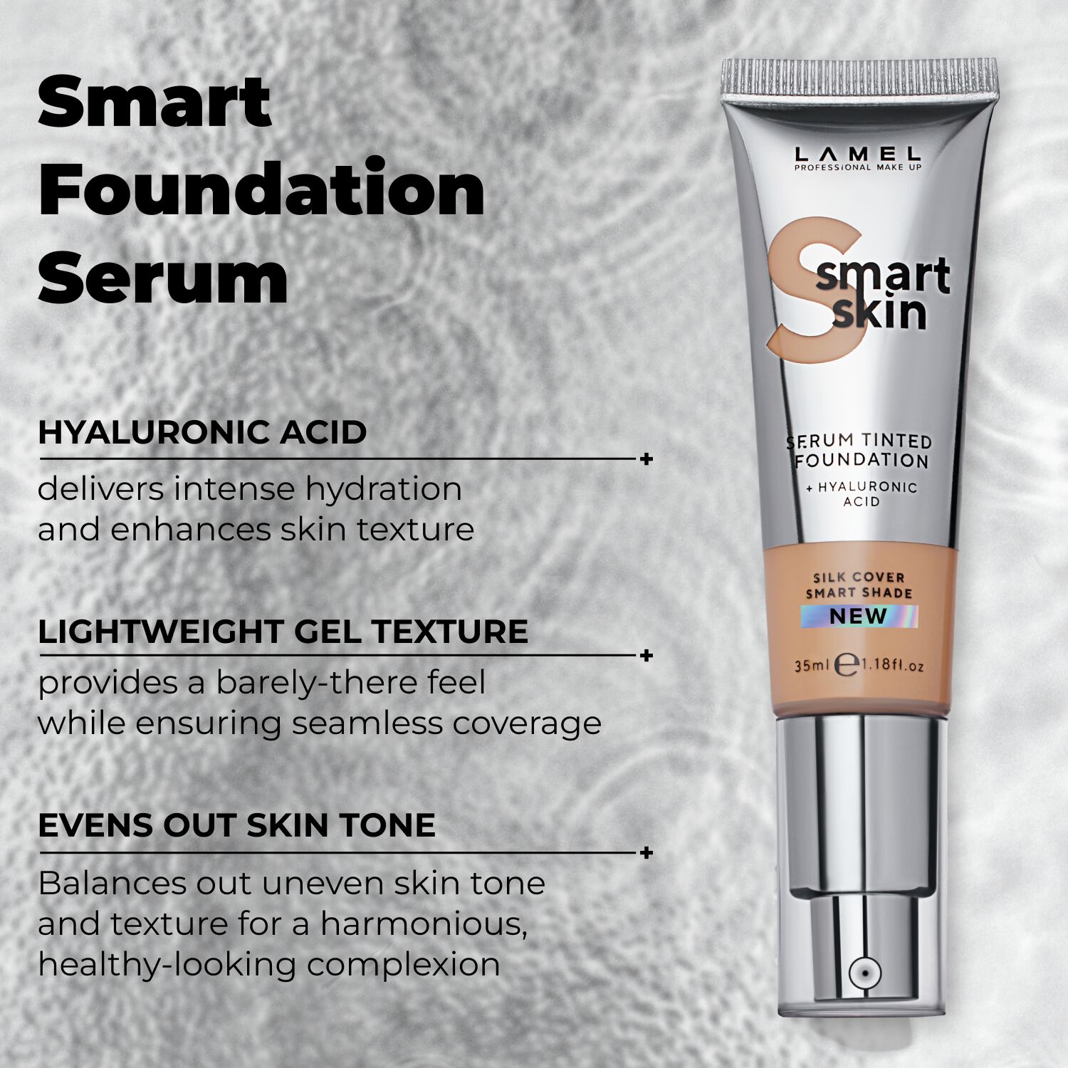 LAMEL Smart Skin Serum Tinted Foundation | Sally Beauty