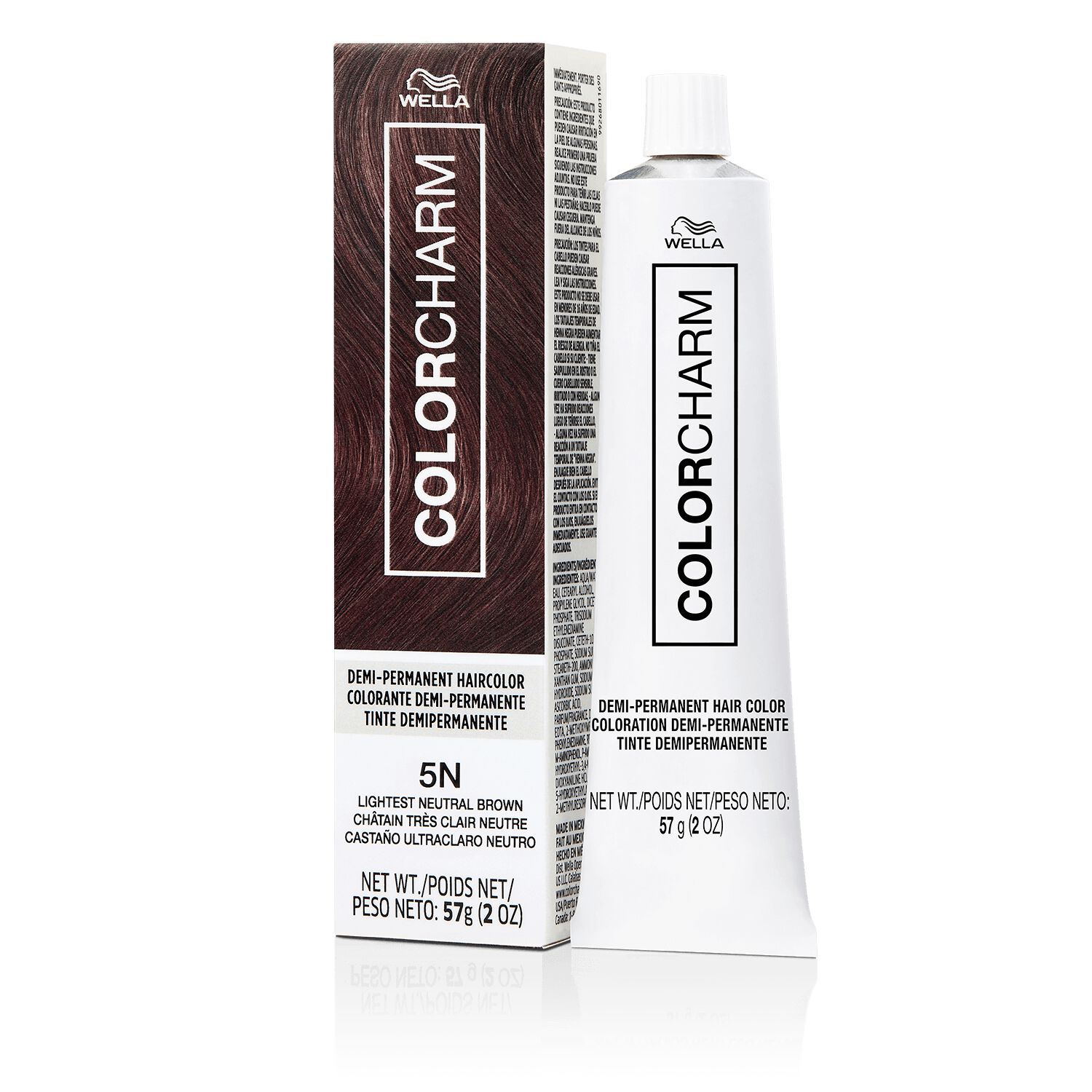 Wella 5N Lightest Neutral Brown Demi Permanent Cream Hair Color | Color ...