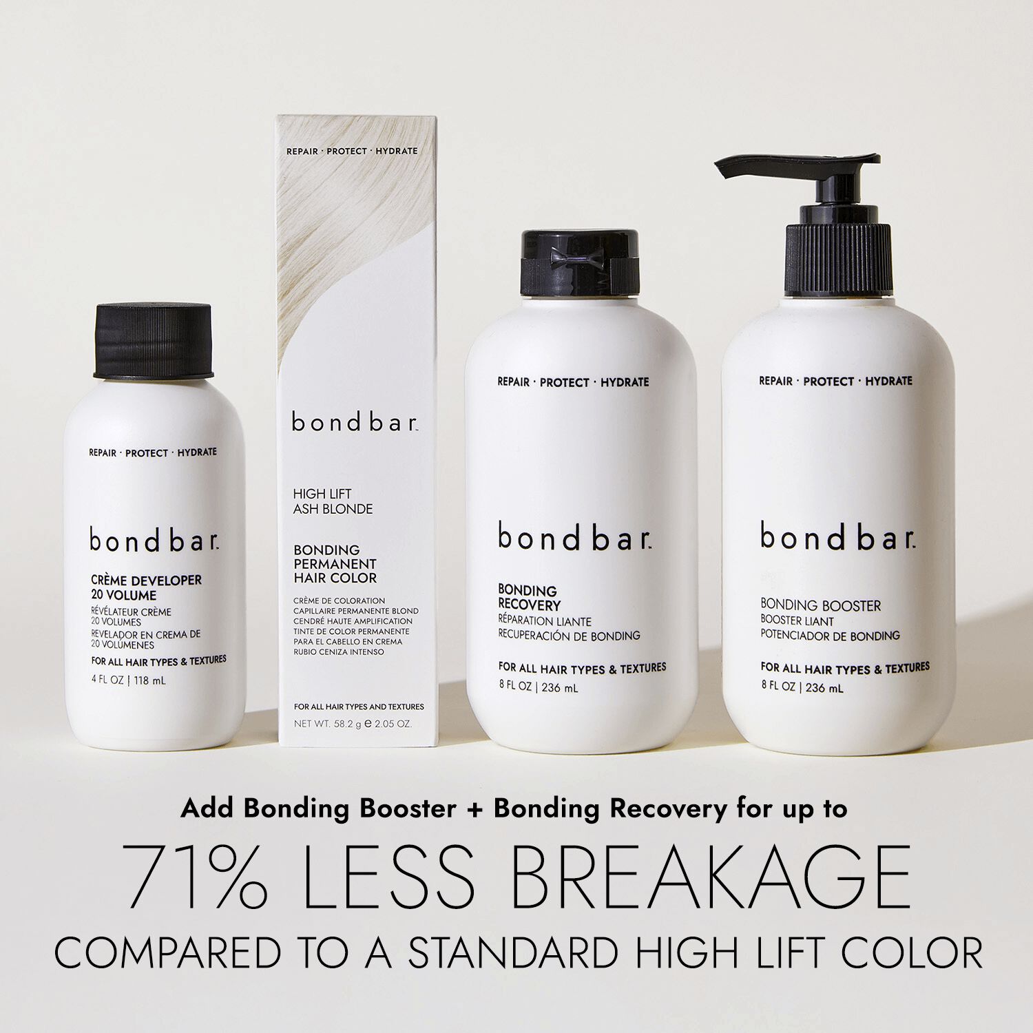 bondbar HL-G High Lift Gold Blonde Bonding Permanent Crème Hair Color ...
