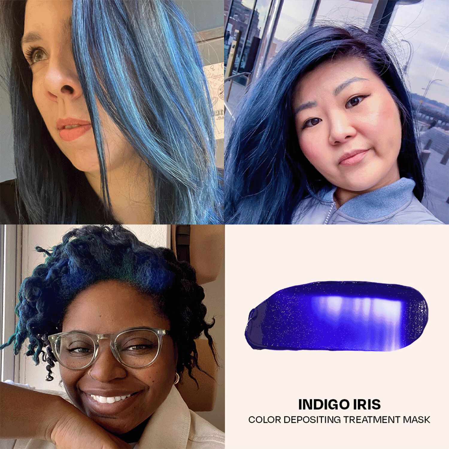 Overtone Color Depositing Treatment Mask Indigo Iris | Hair Color ...