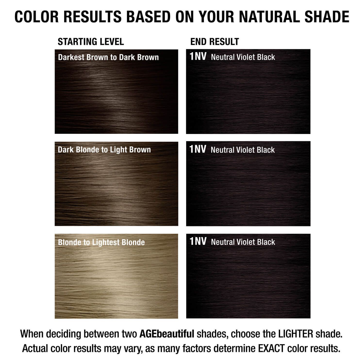 AGEbeautiful 1NV Neutral Violet Black Permanent Liqui-Crème Haircolor ...