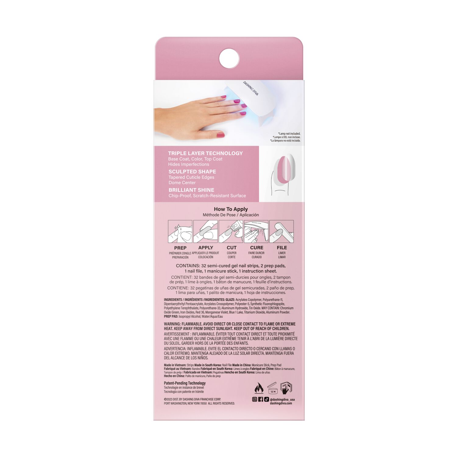 Dashing Diva Glaze Art Semi-cured Gel - Stone Cold | Sally Beauty