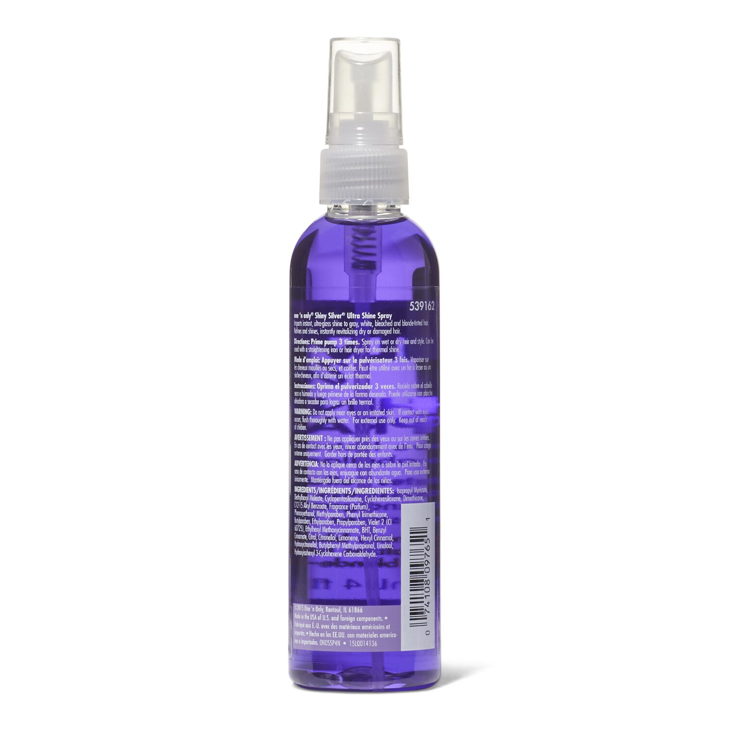 One ’n Only Shiny Silver Ultra Shine Spray at Sally Beauty