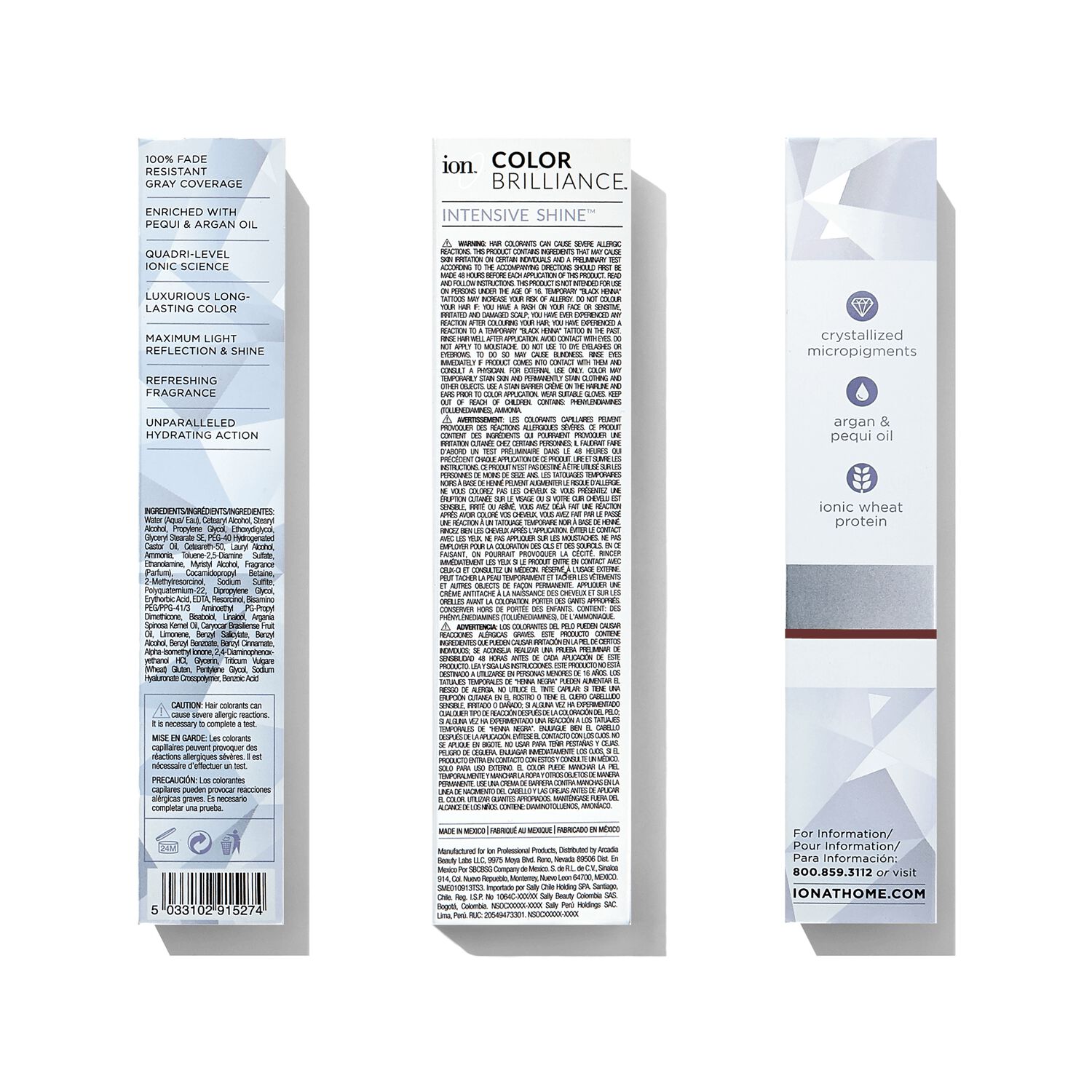 Ion 5G Light Golden Brown Permanent Creme Hair Color by Color ...