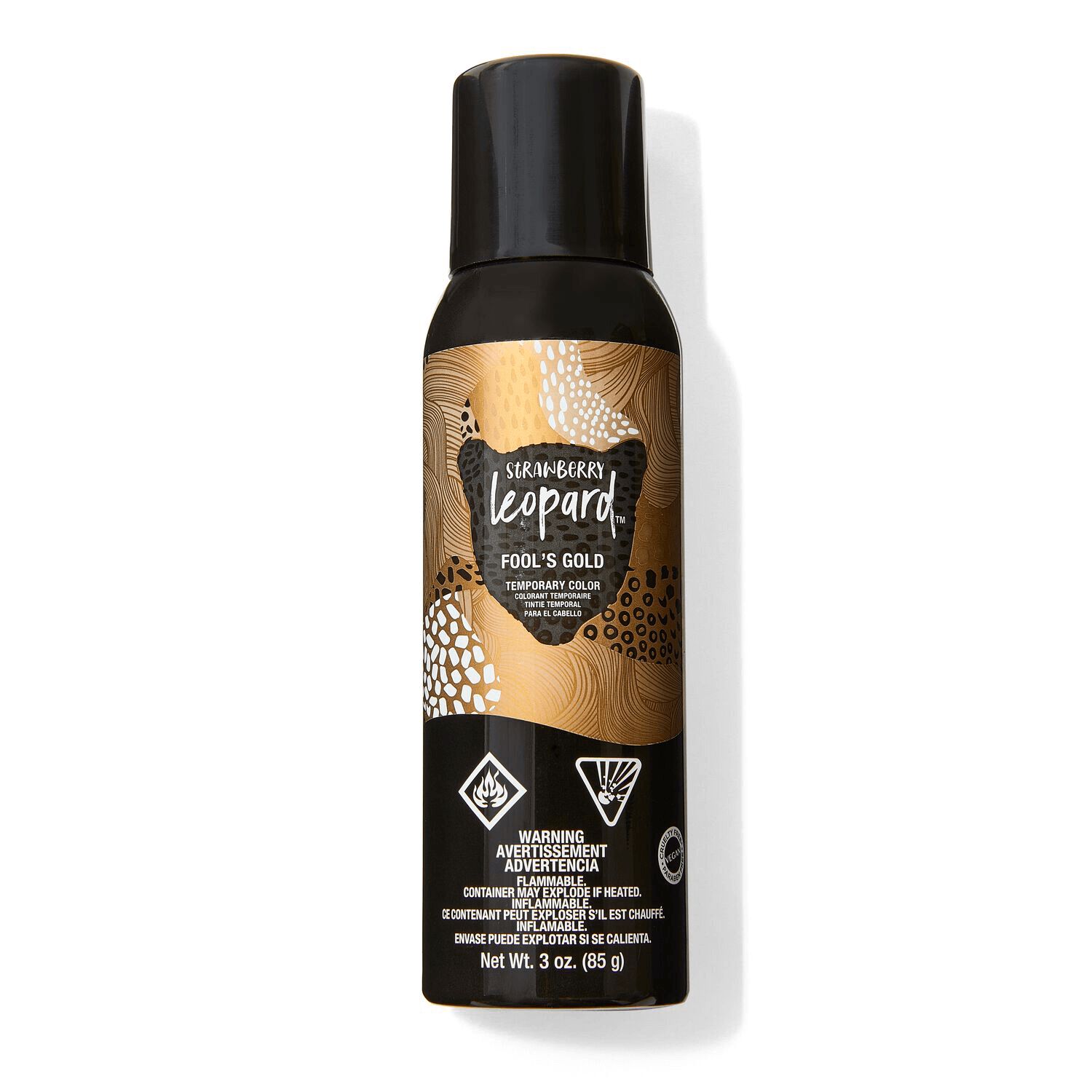 Strawberry Leopard Fool's Gold Temporary Hair Color Spray | Sally Beauty