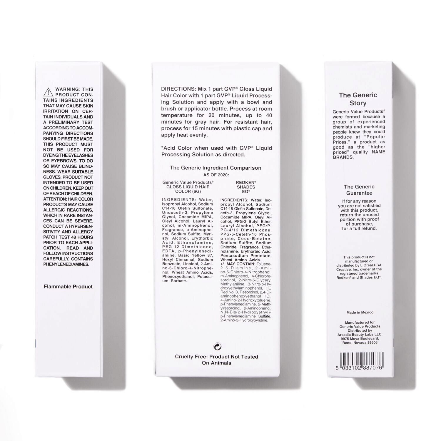 Generic Value Product 6G Medium Golden Brown Demi-Permanent Gloss ...