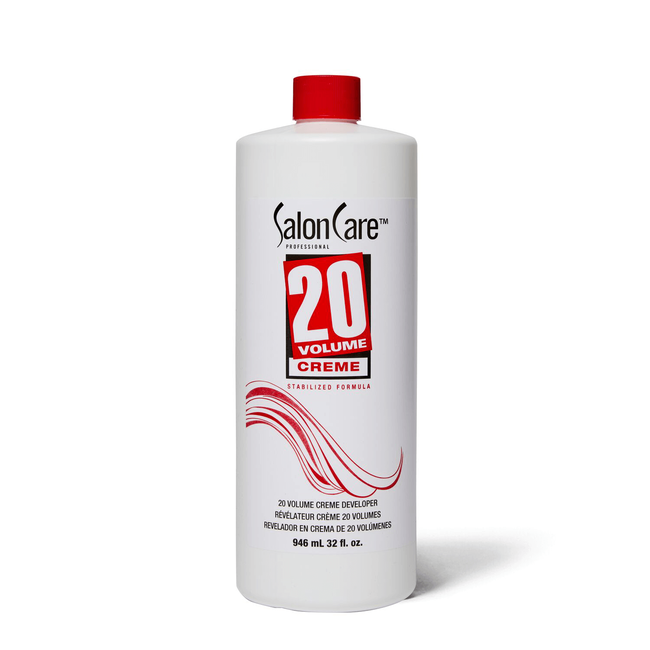 Salon Care 20 Volume Creme Developer 32.0 oz | Color Developers