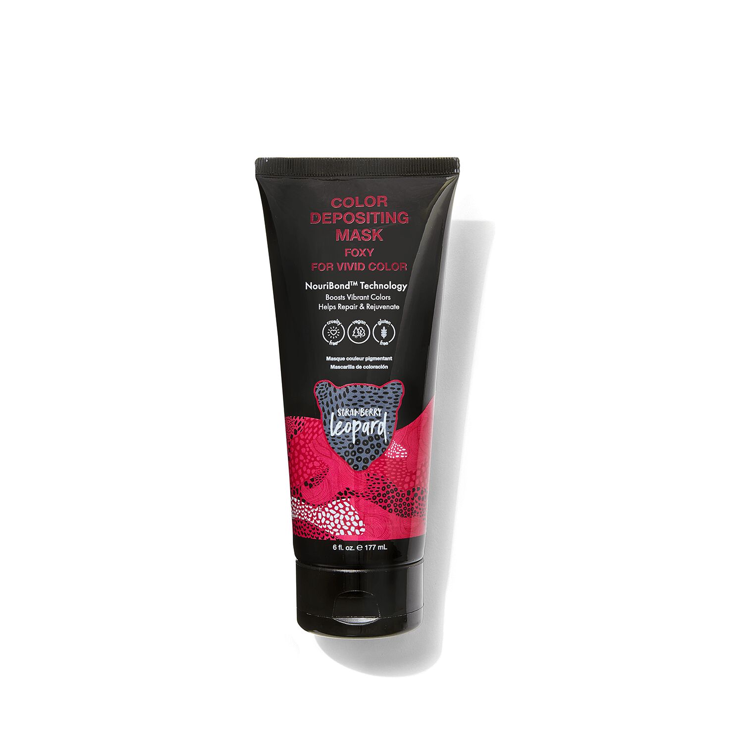 Strawberry Leopard Foxy Color Depositing Hair Mask | Color Depositing ...