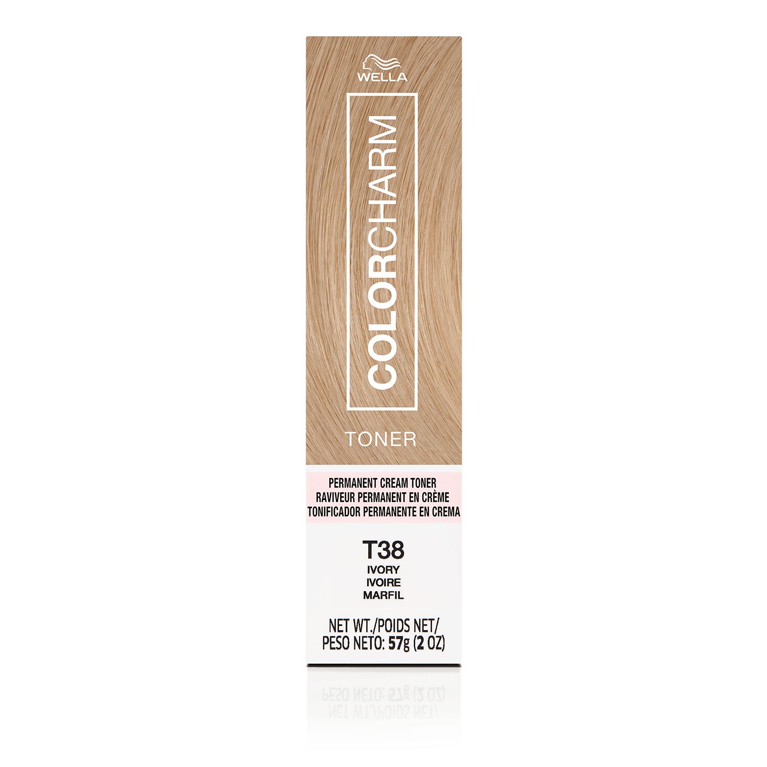Wella colorcharm T38 Ivory Permanent Cream Toner | Sally Beauty