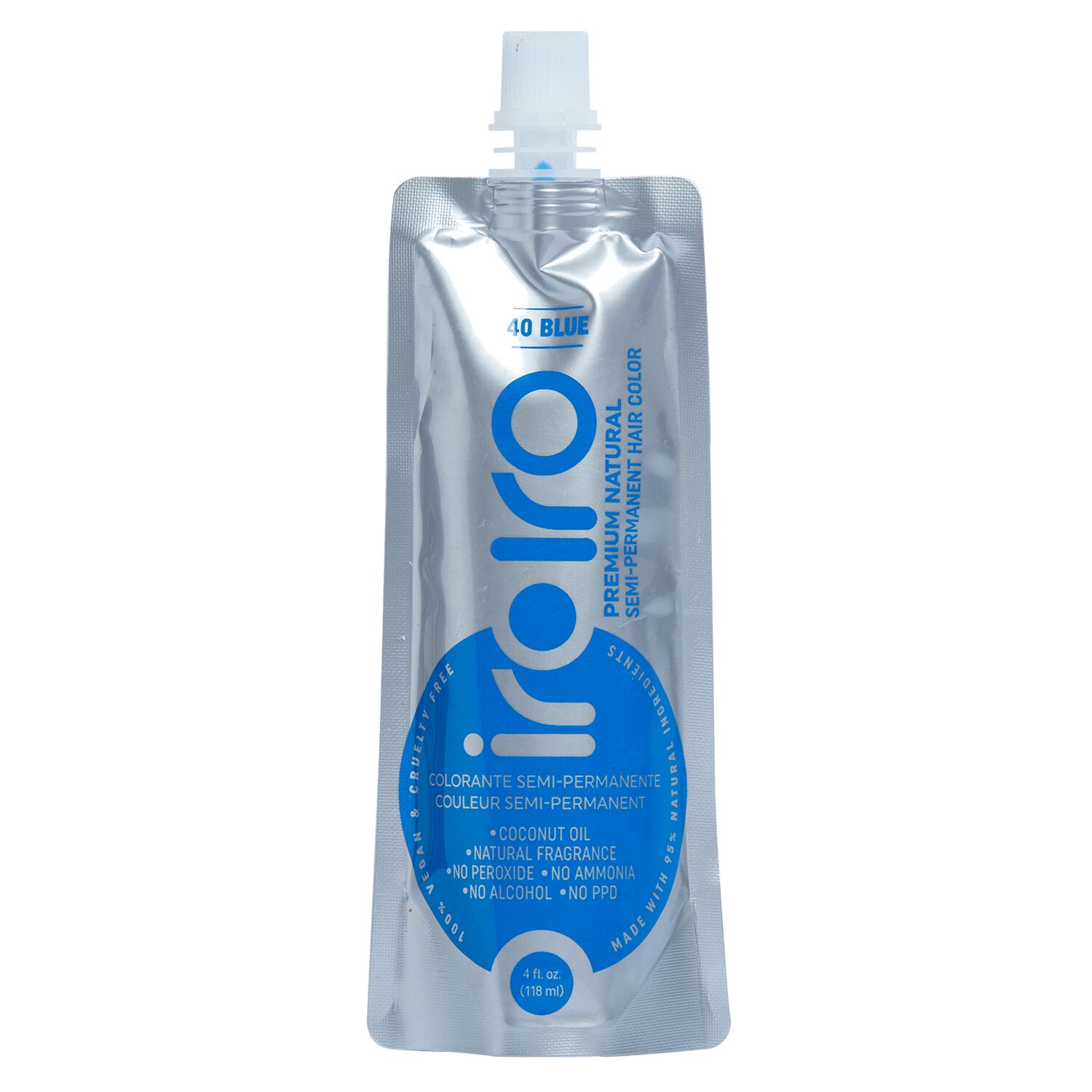 iroiro 40 Blue Premium Natural Semi Permanent Hair Color | Semi ...