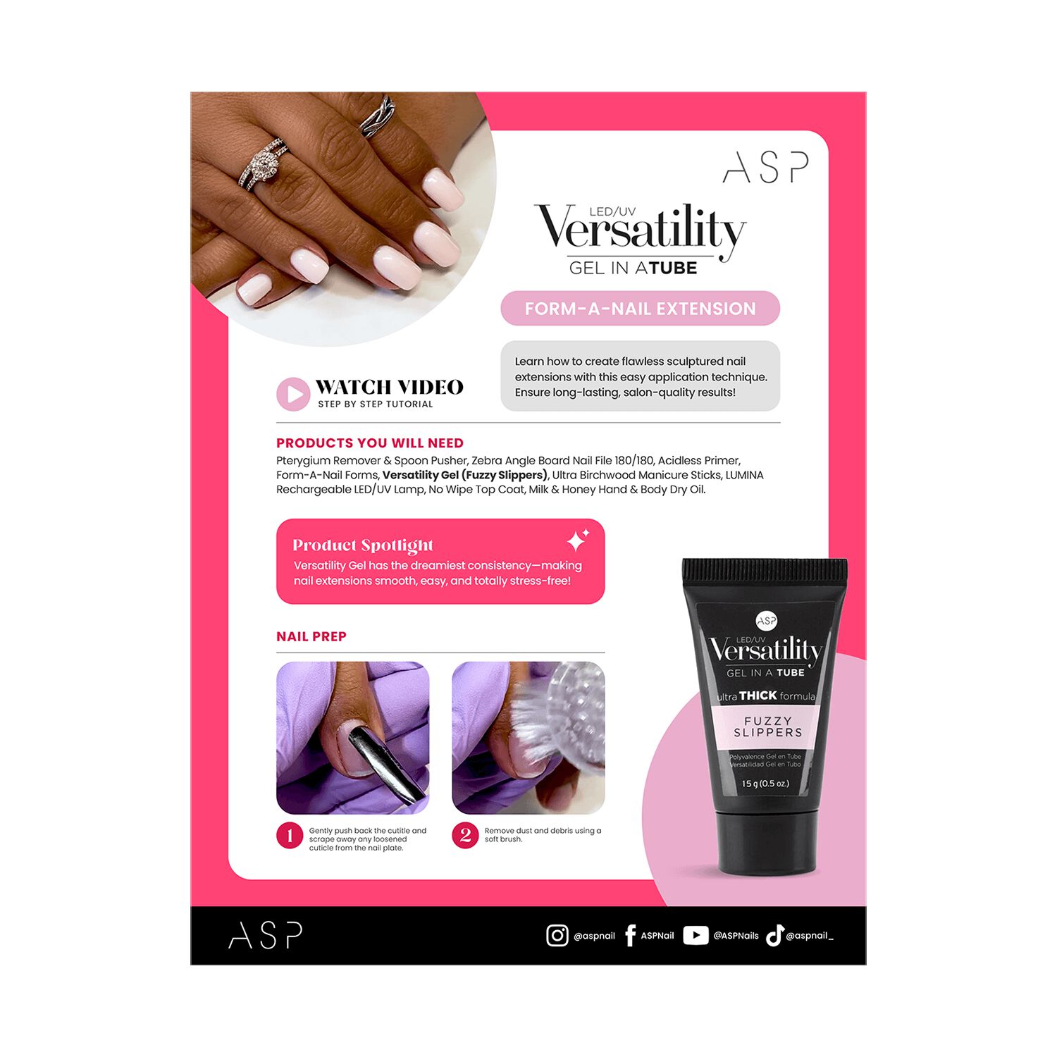 ASP Versatility Gel Fuzzy Slippers | Nails | Sally Beauty