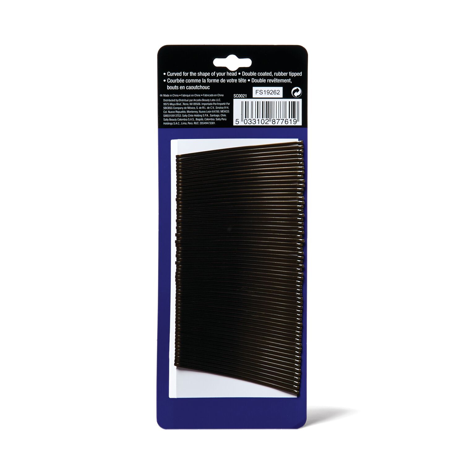 Salon Care Curved Bobby Pins Brown | Bobby Pins, Barrettes, & Clips ...